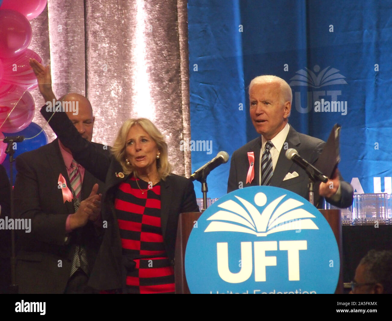 October 20, 2019, New York, New York, USA: Former Vice President Joe ...