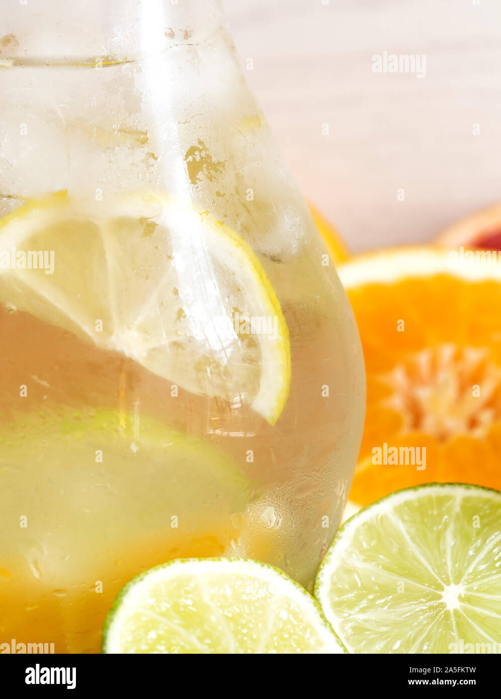 Beverage orange lemon juice hi-res stock photography and images - Alamy
