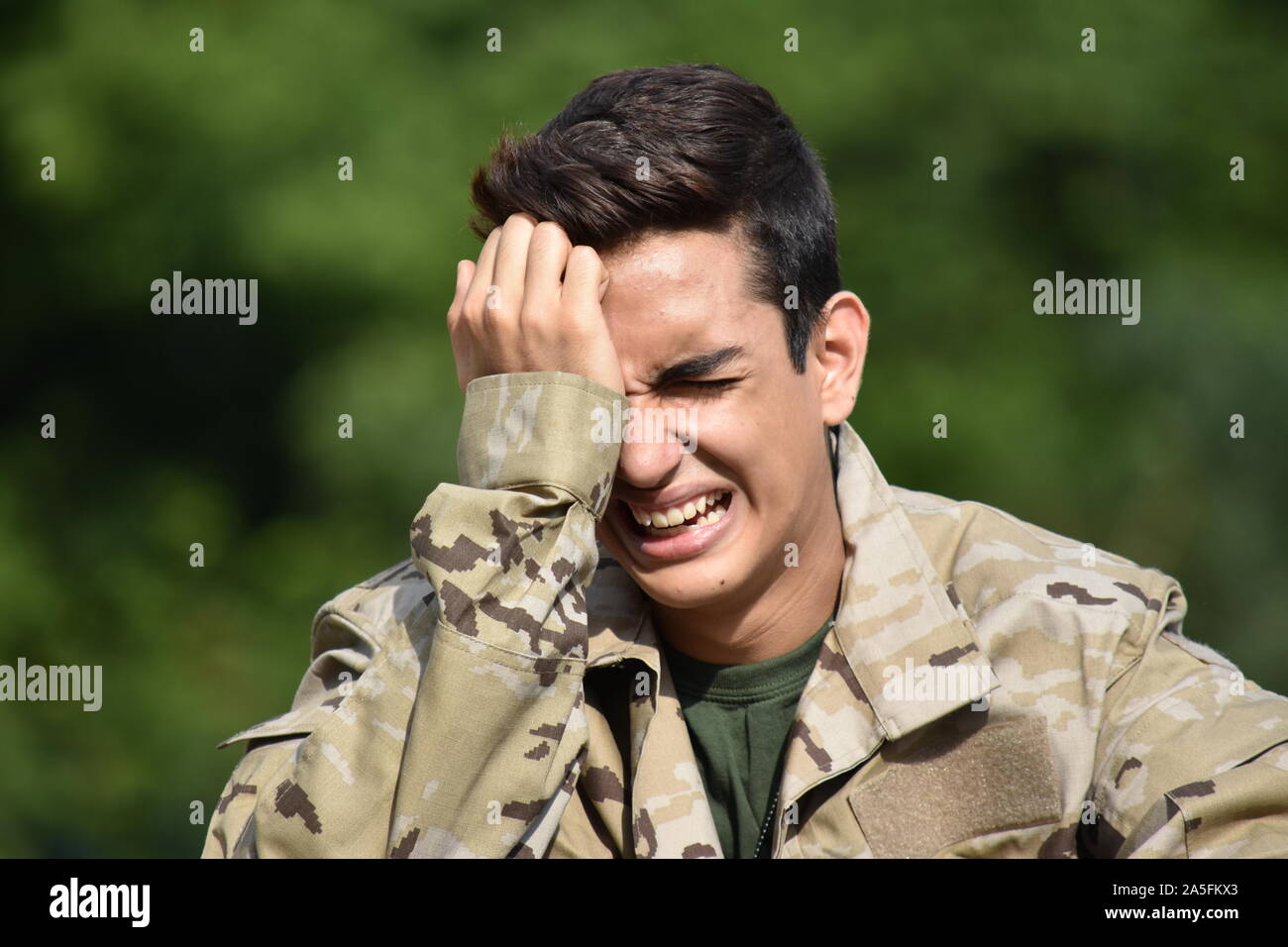 Soldier emotions hi-res stock photography and images - Alamy