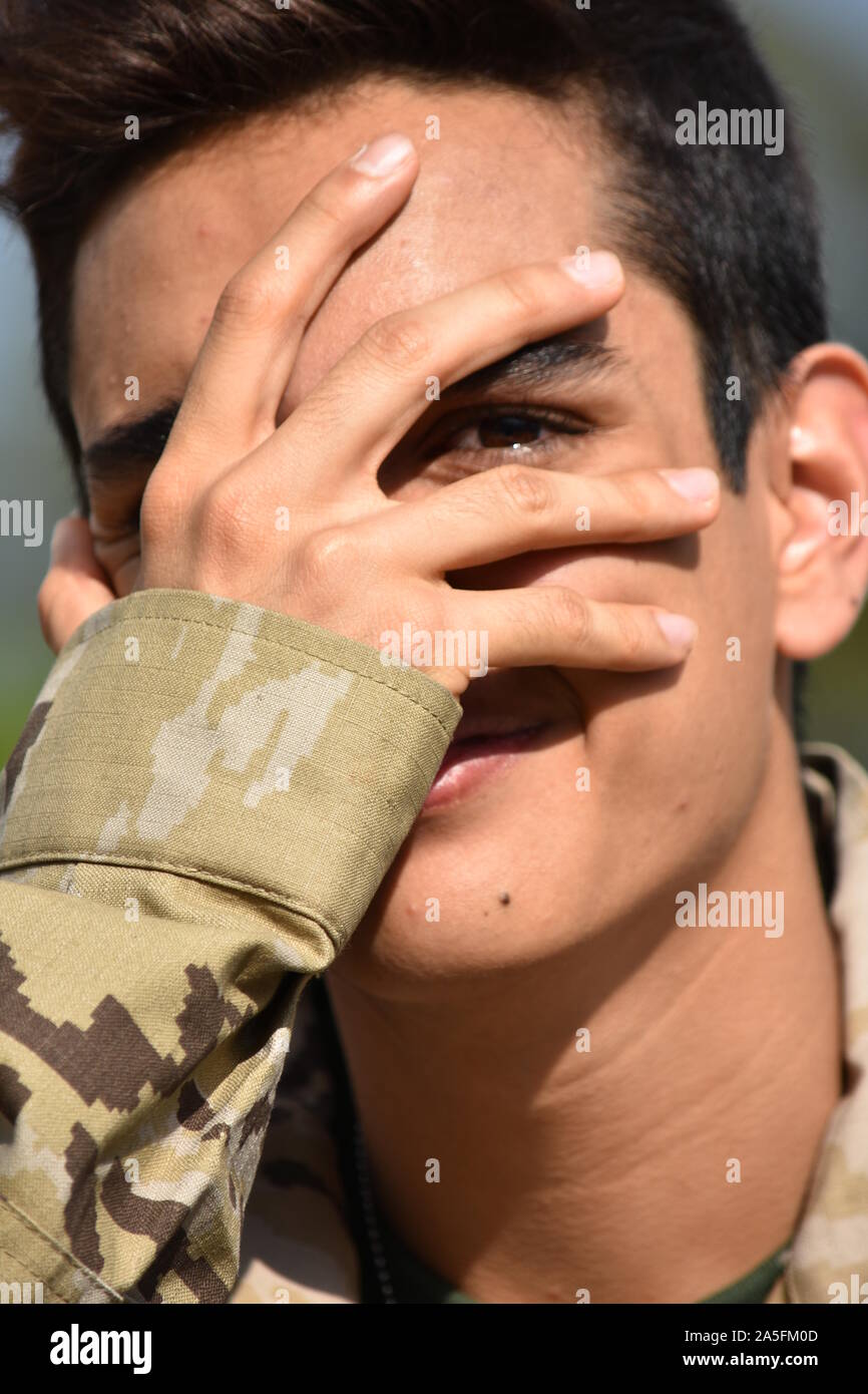 Soldier stress hi-res stock photography and images - Alamy