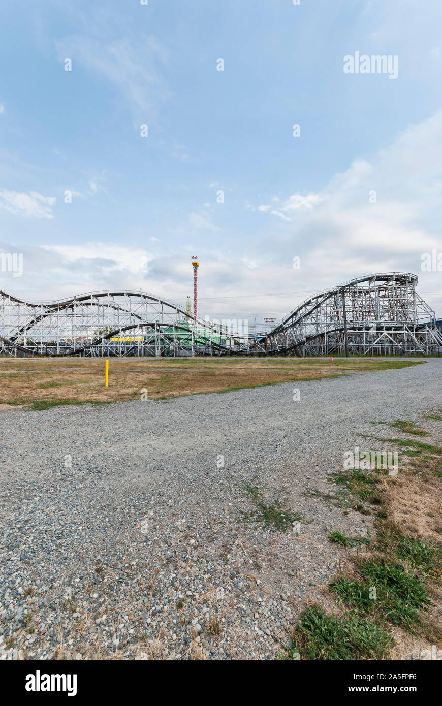 Fairgrounds roller coaster in hi-res stock photography and images - Alamy
