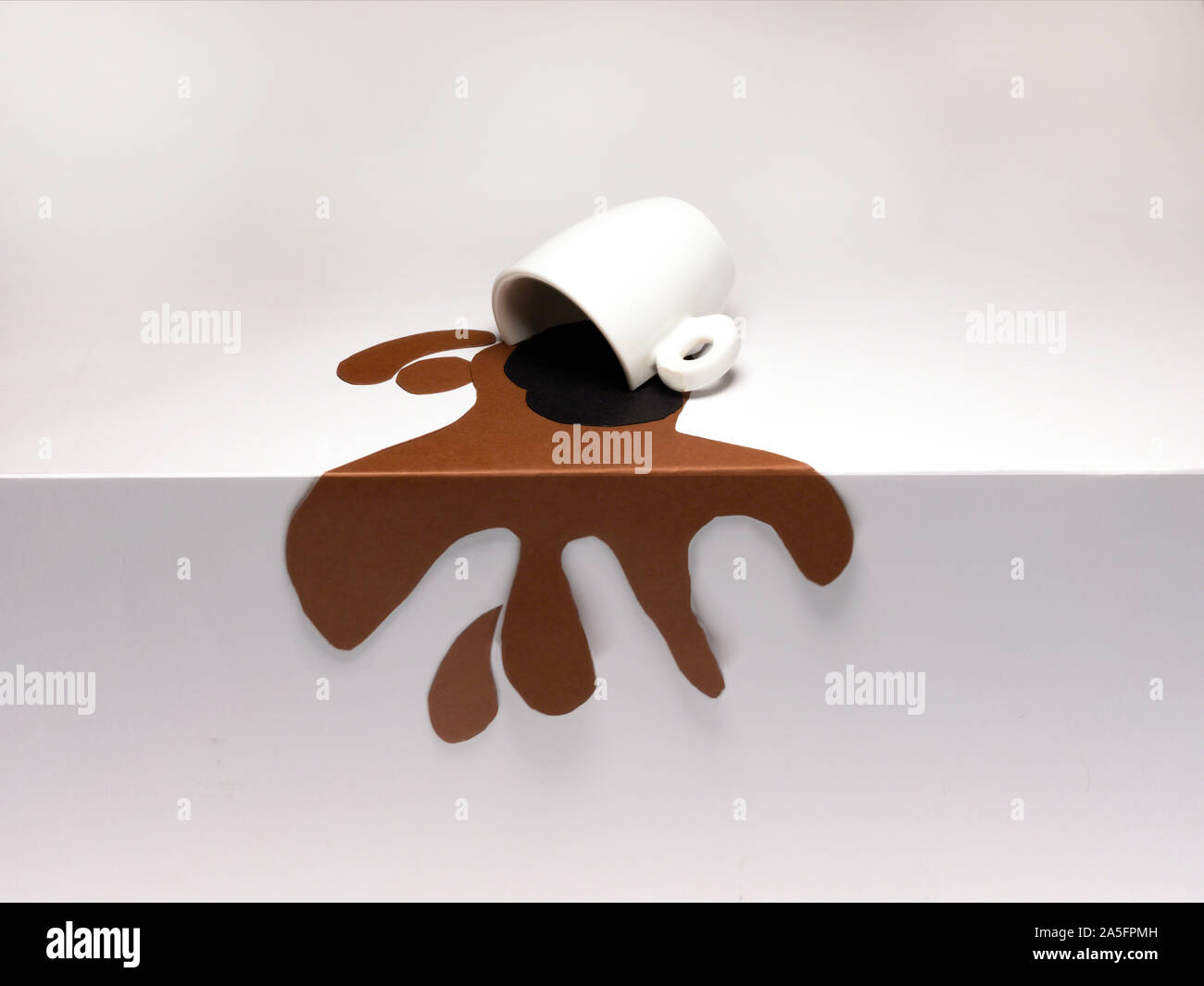 Spilling coffee hi-res stock photography and images - Alamy