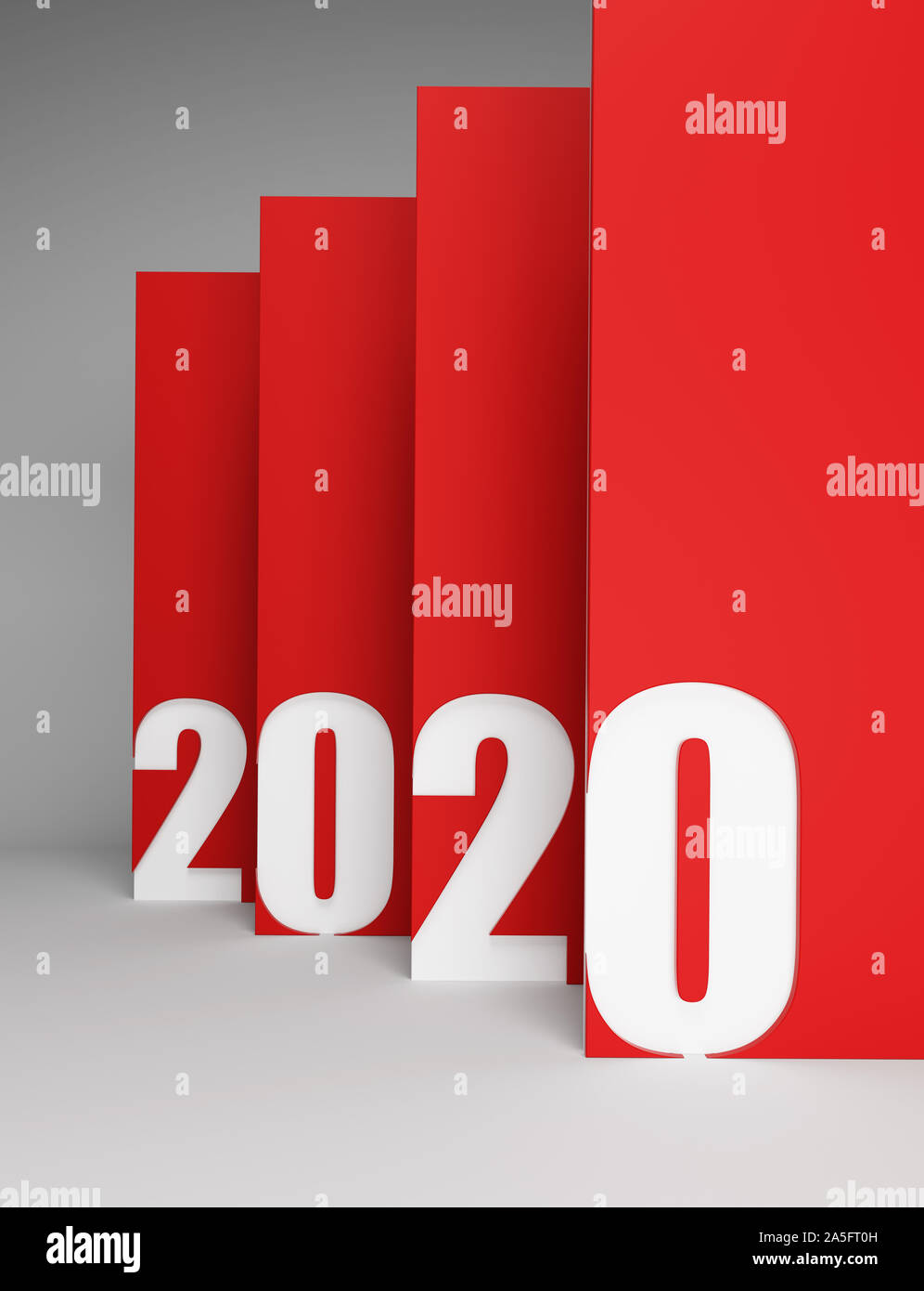 2020 Happy new year creative design background or greeting card Stock ...