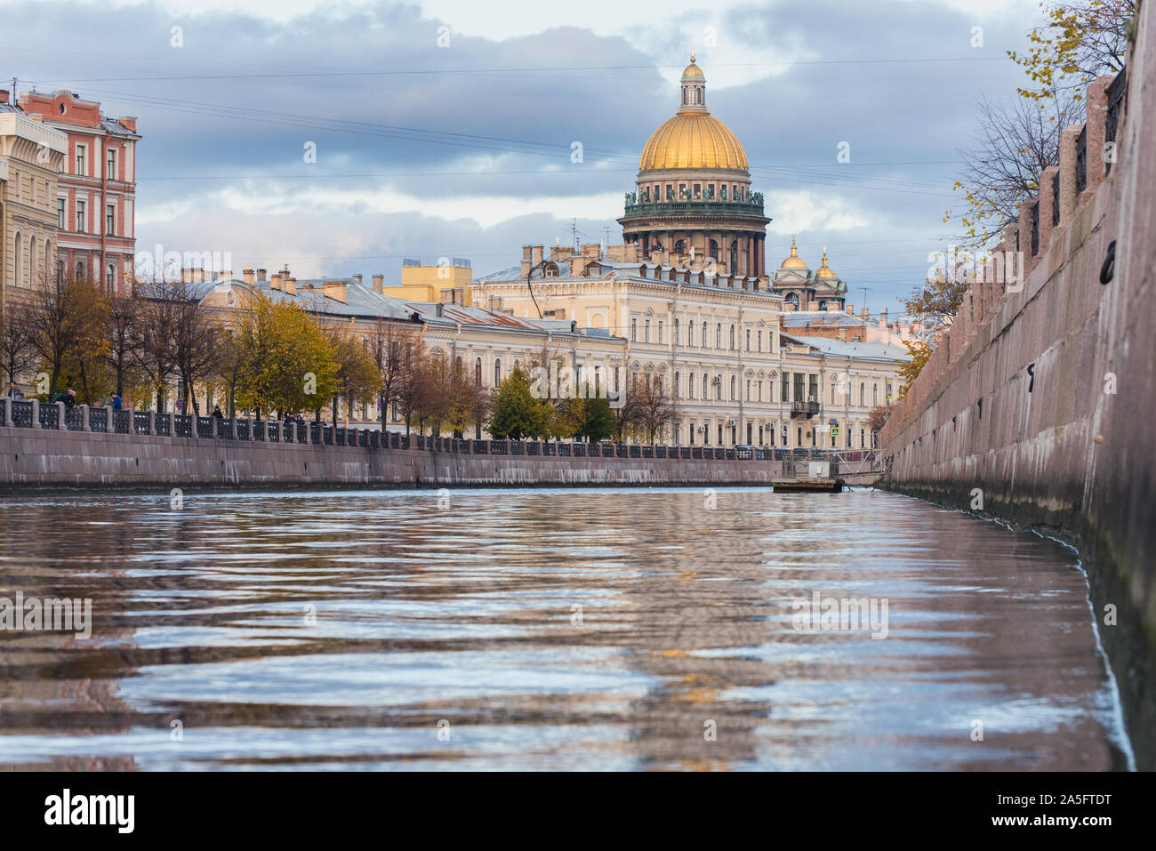 Saint Petersburg (Russia): famous St. Isaac's Cathedral and the Moyka ...