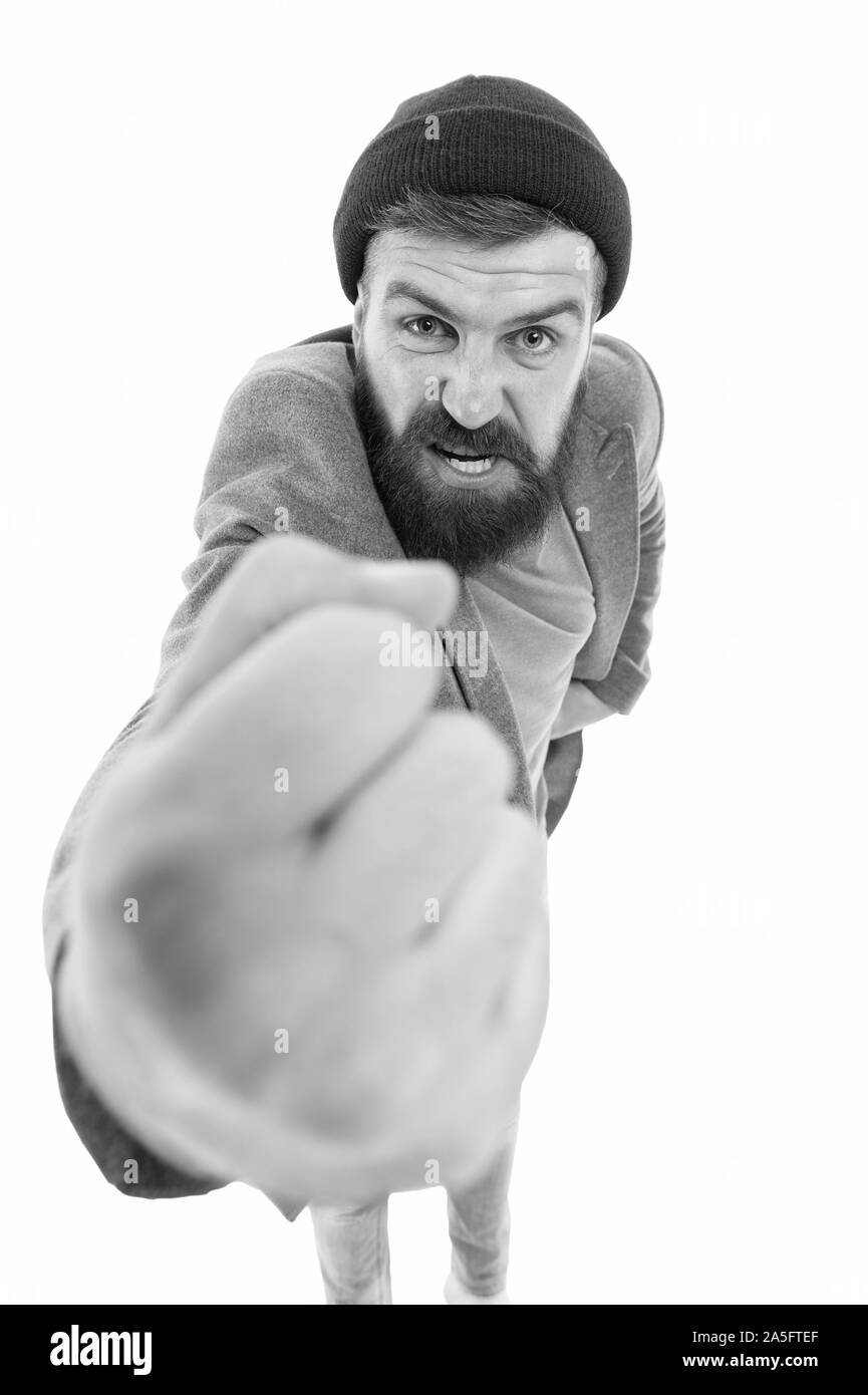 Man shaking fist angry hi-res stock photography and images - Alamy