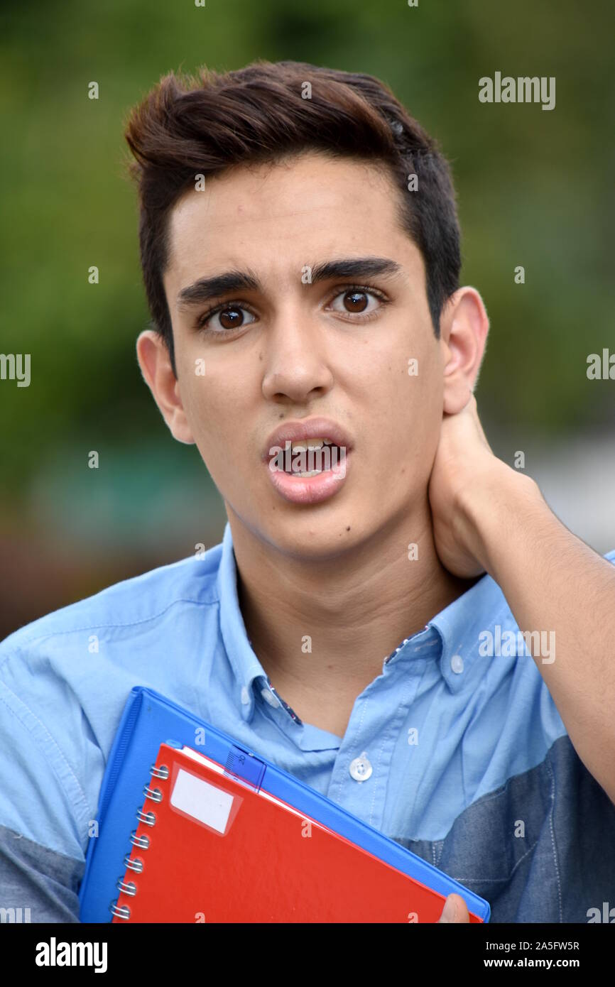 Distraught male student hi-res stock photography and images - Alamy