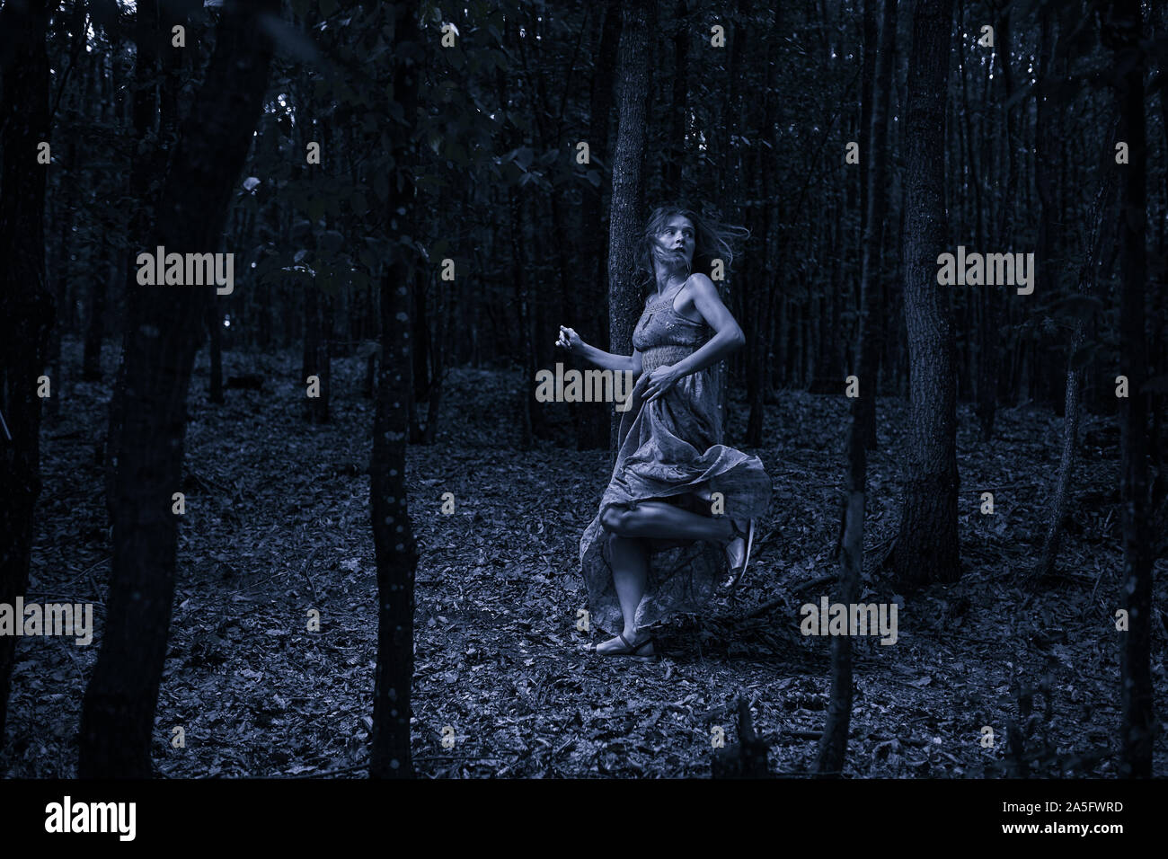 Chasing scary scared hi-res stock photography and images - Alamy
