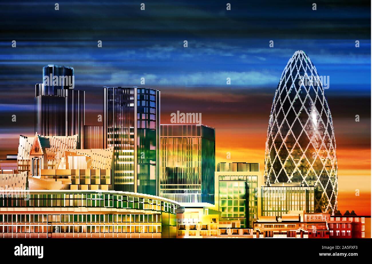 Dark church london Stock Vector Images - Alamy