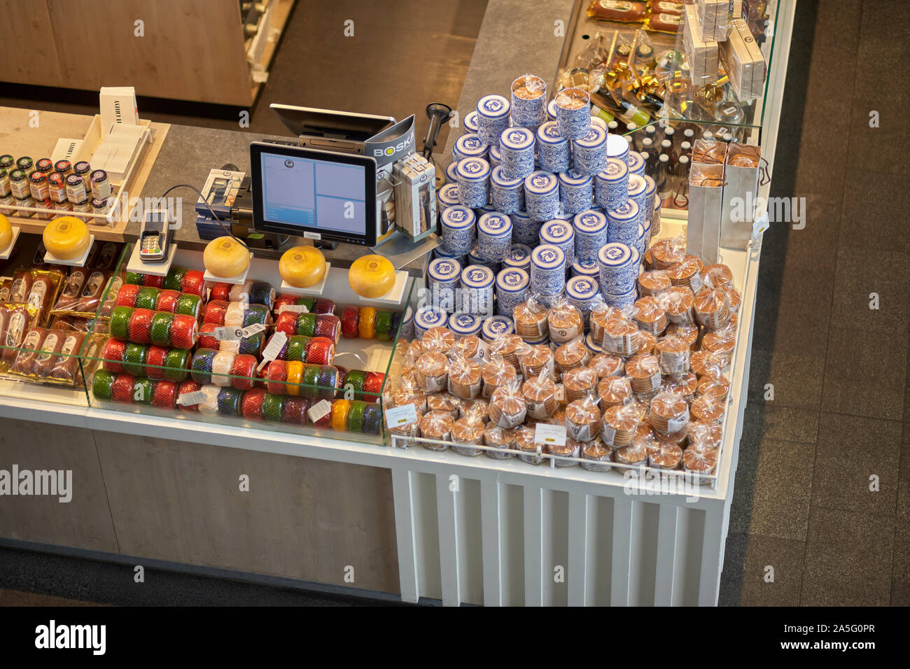 Famous Dutch produce at the Rotterdam Market Hall Stock Photo - Alamy