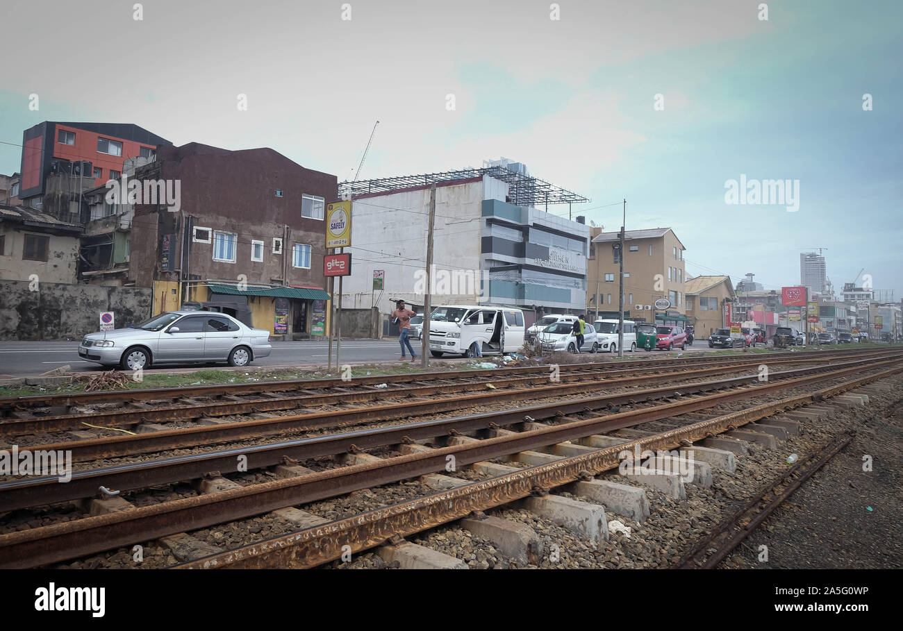Colombo, Sri Lanka - August 10, 2019: The picture of Scenic Train Ride ...