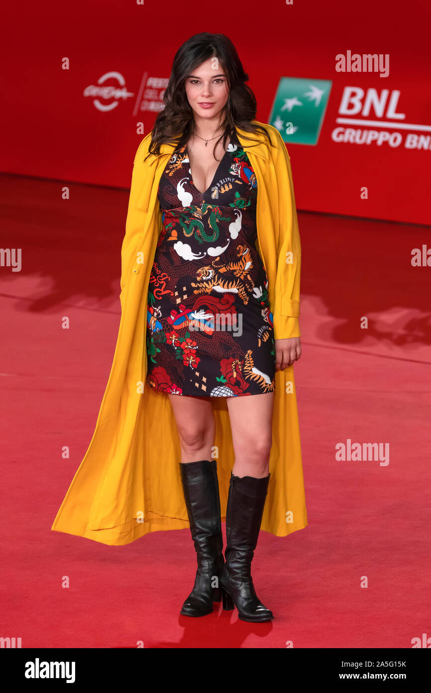Rome, Italy. 19th Oct, 2019. Italian actress Neva Leoni attends the ...