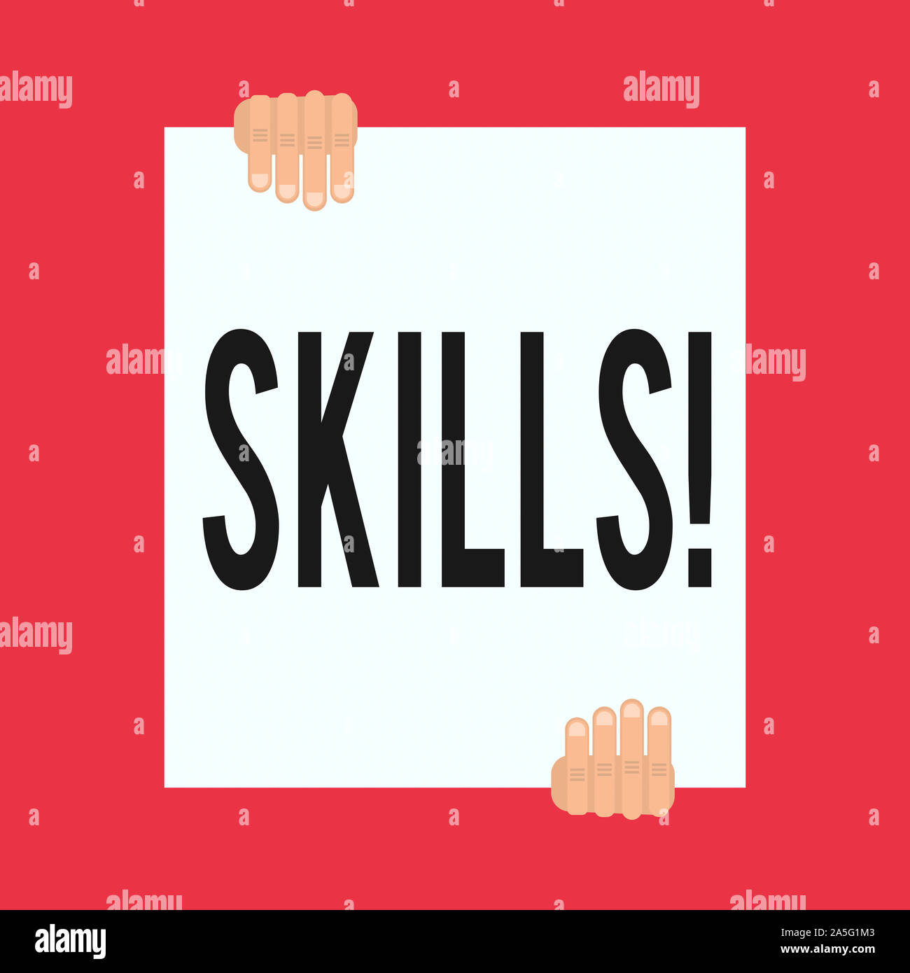 Word writing text Skills. Business photo showcasing ability do ...