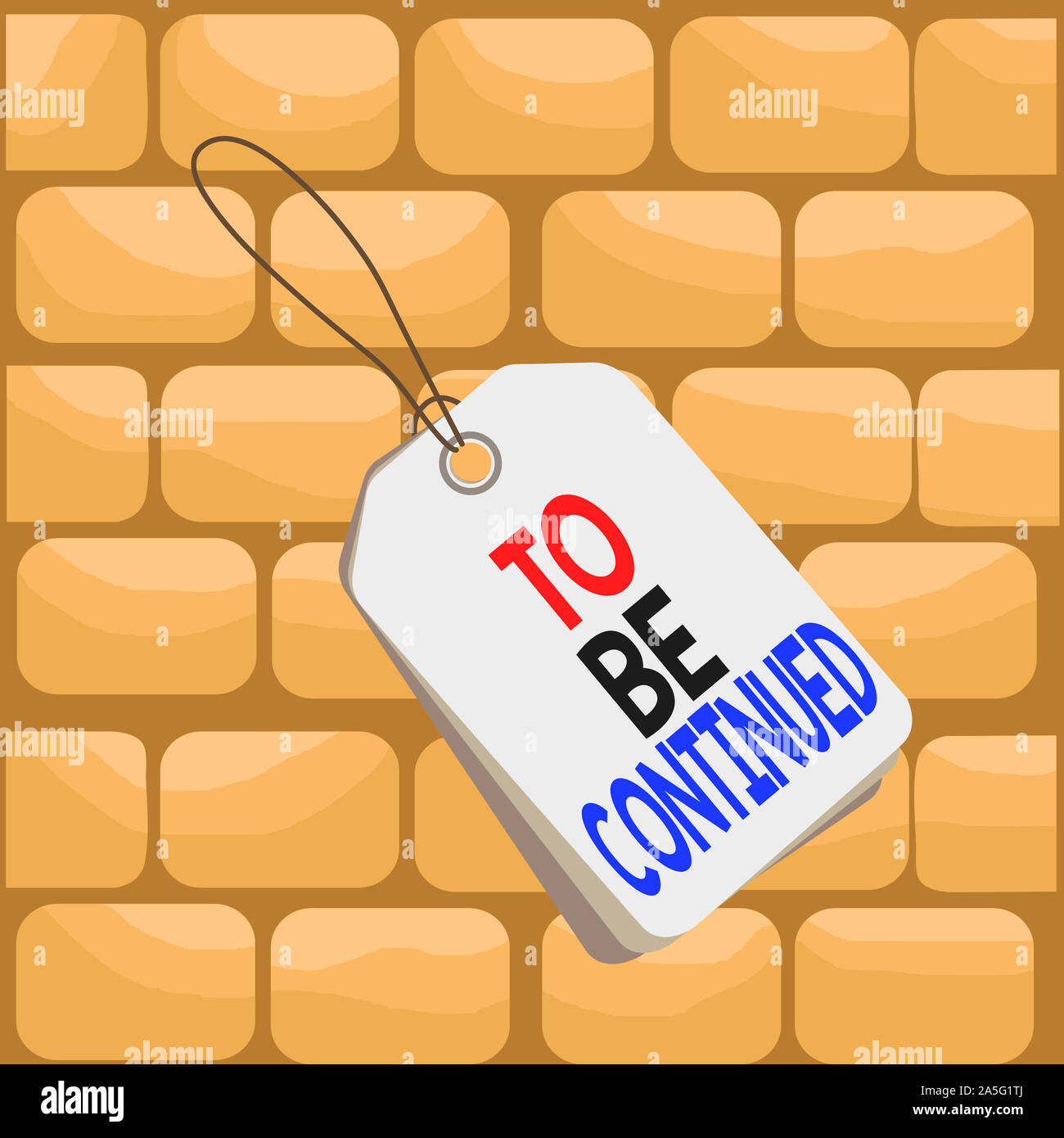 Handwriting text writing To Be Continued. Conceptual photo indicate ...