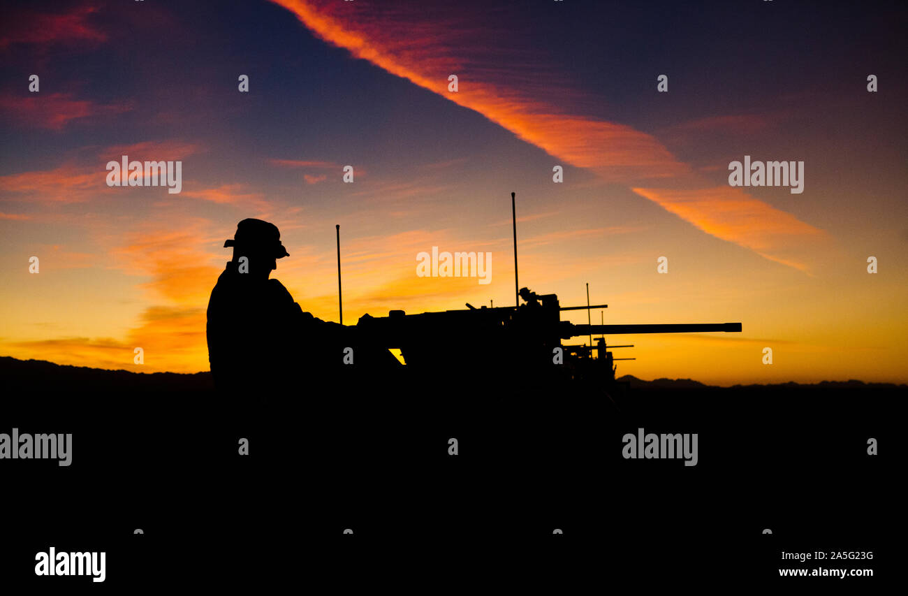 U.S Marines with Alpha Battery, 3rd Low Altitude Air Defense Battalion ...