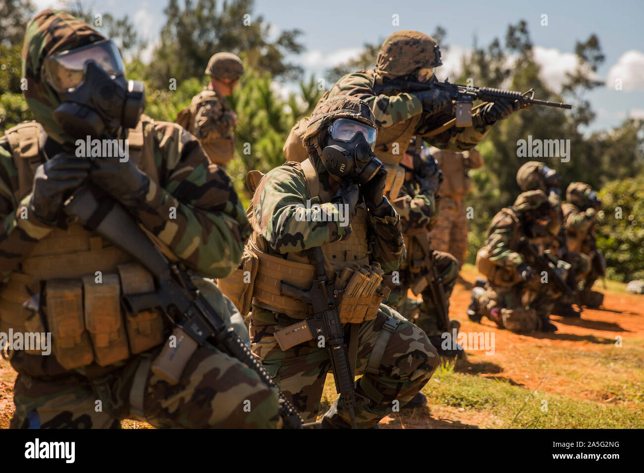 U.S. Marines with Combat Logitics Regiment 37, 3rd Marine Logistics ...