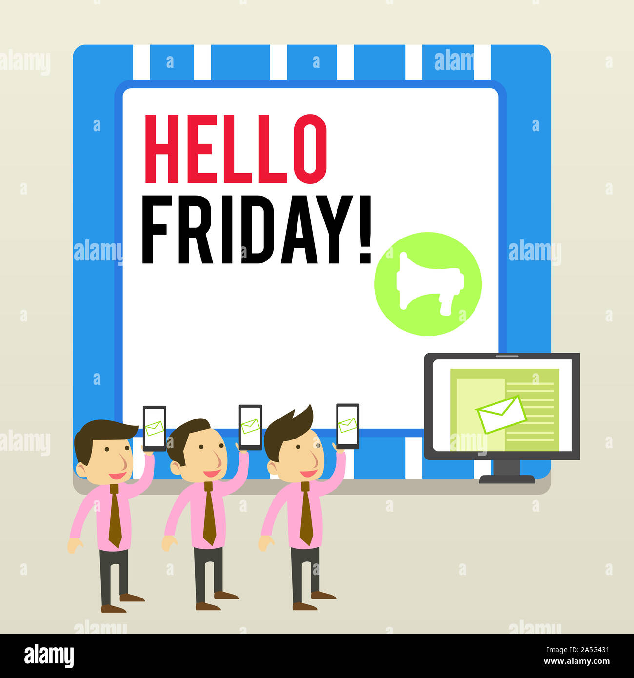 Happy friday email hi-res stock photography and images - Alamy