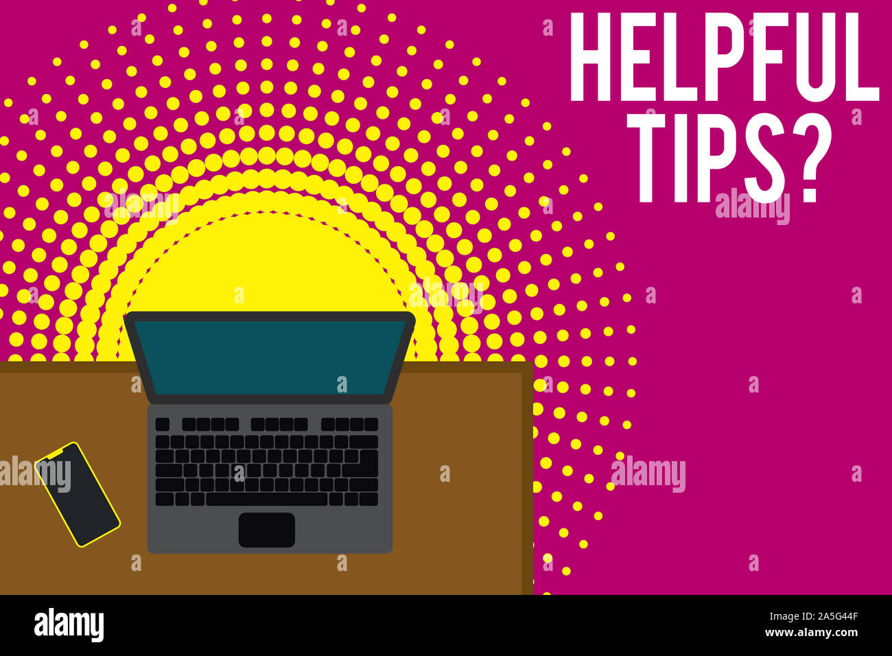 Handwriting text writing Helpful Tips Question. Conceptual photo secret ...