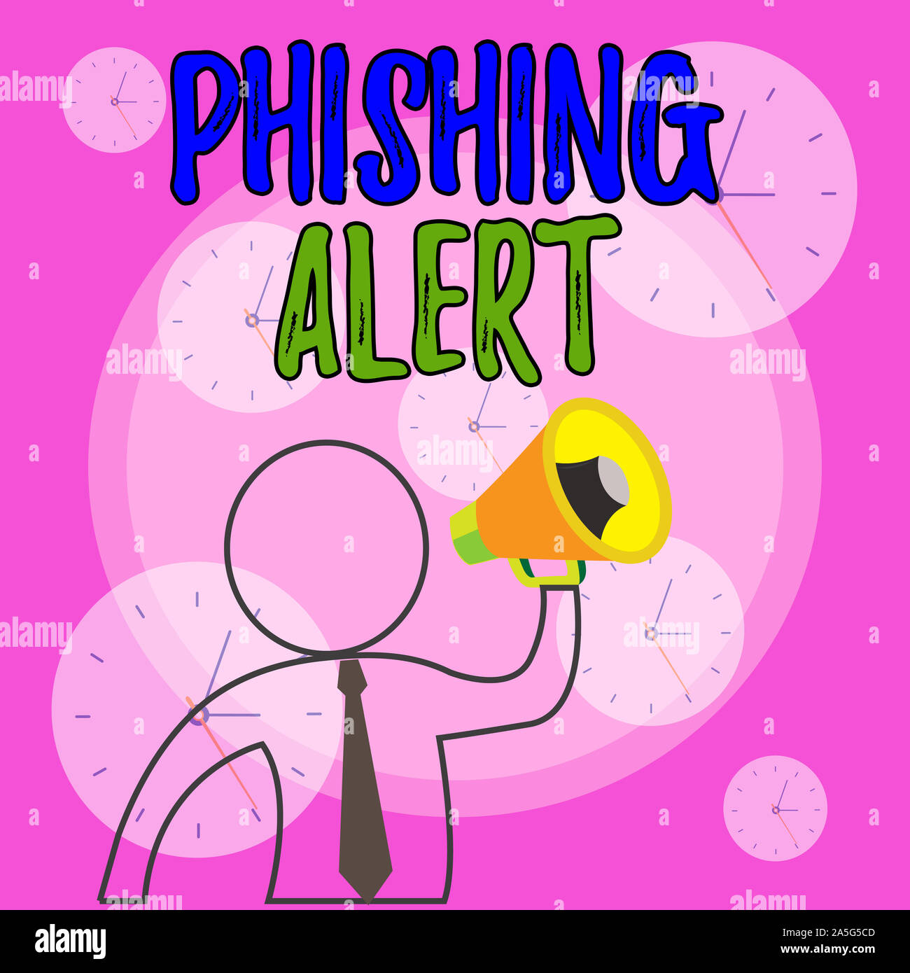 Conceptual hand writing showing Phishing Alert. Concept meaning aware ...