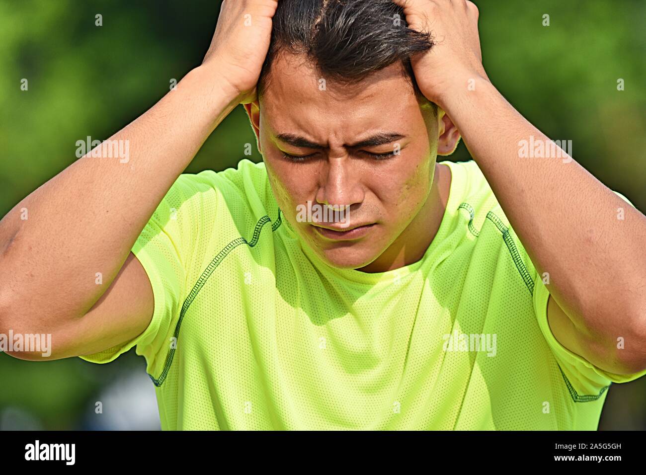 Anxious athlete hi-res stock photography and images - Alamy