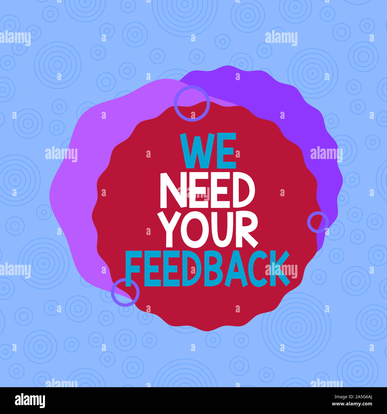 Conceptual hand writing showing We Need Your Feedback. Concept meaning ...