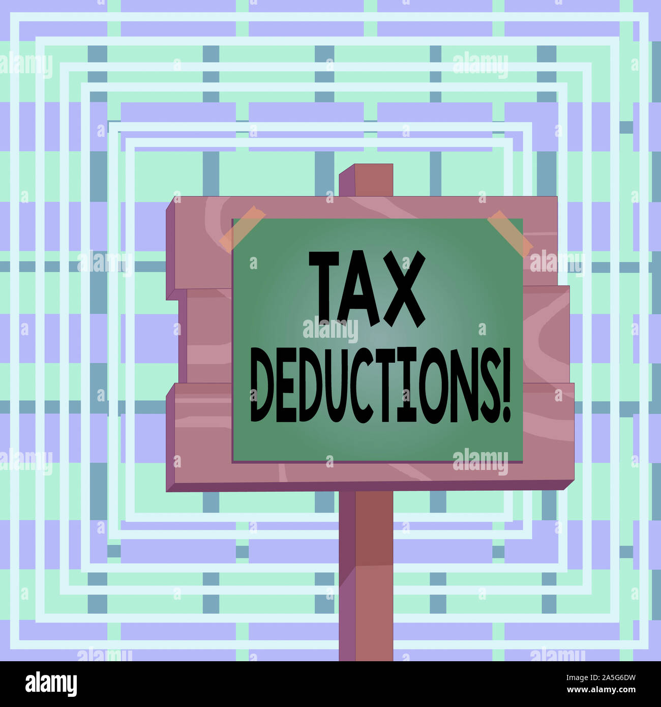 Text sign showing Tax Deductions. Business photo text reduction income ...