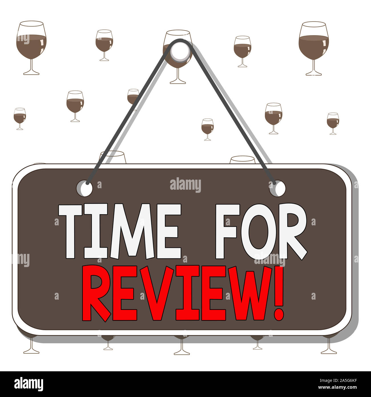 Text sign showing Time For Review. Business photo showcasing formal ...