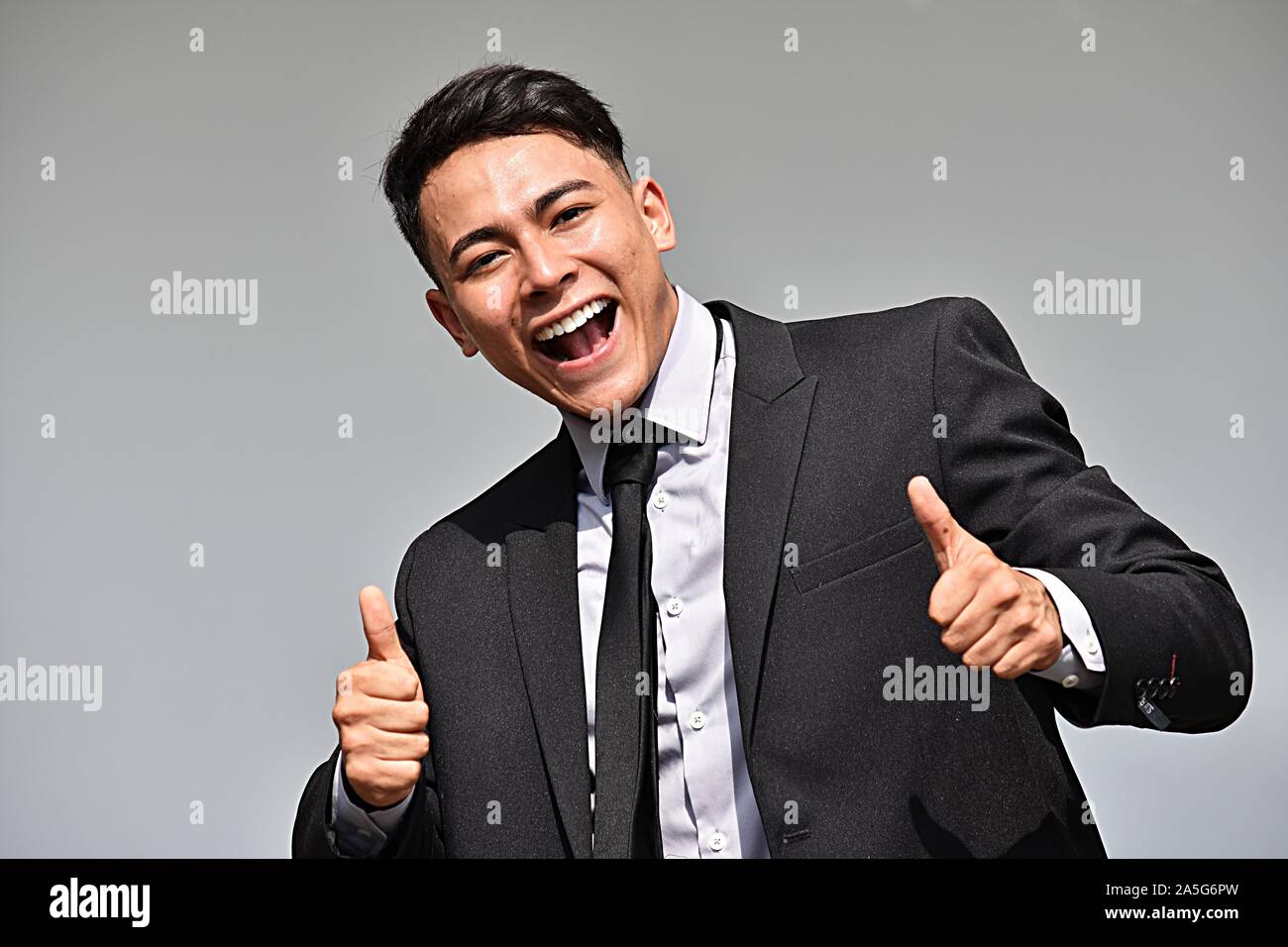 Successful Business Man Wearing Suit Stock Photo - Alamy