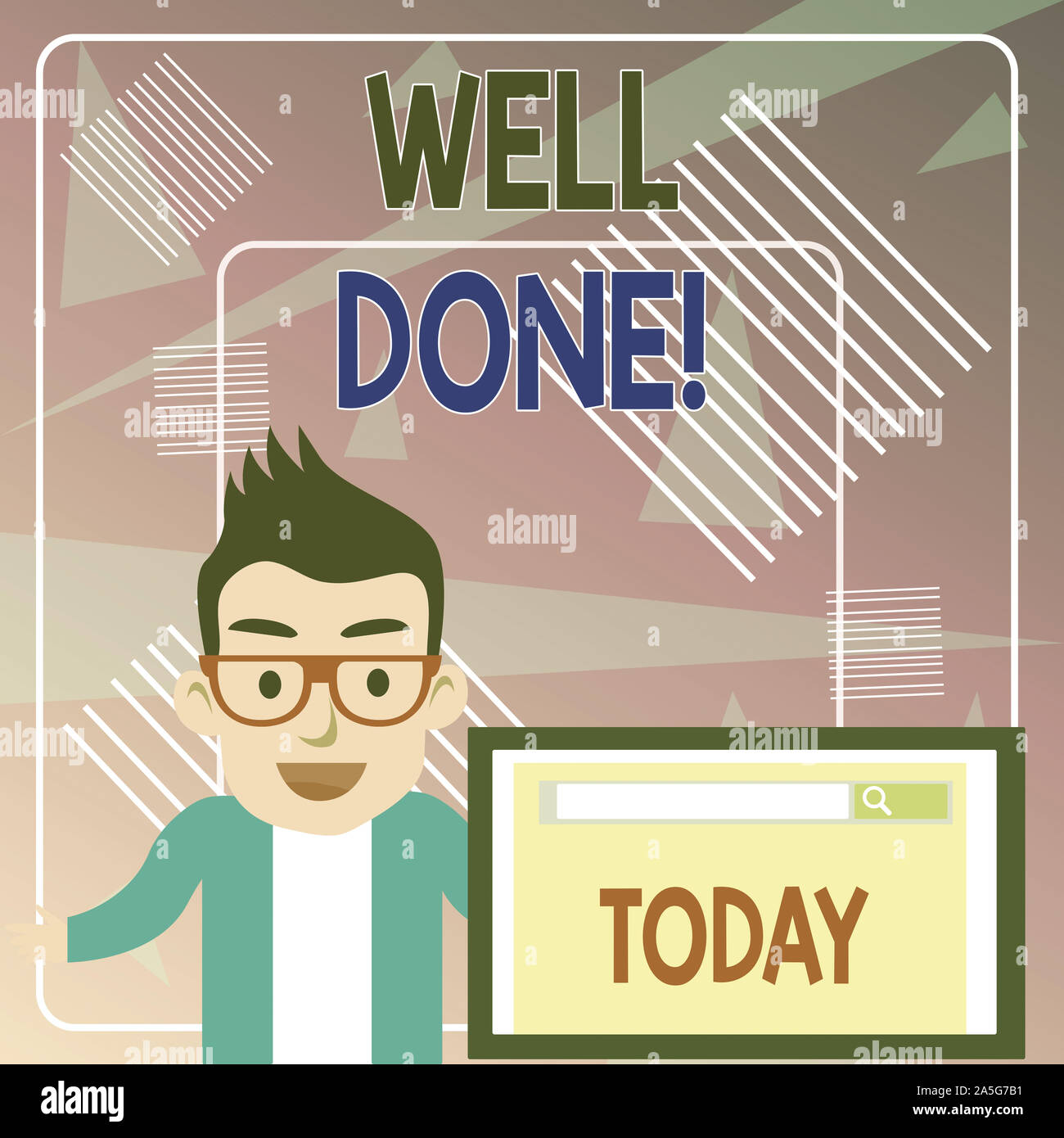 Word writing text Well Done. Business photo showcasing used praising ...