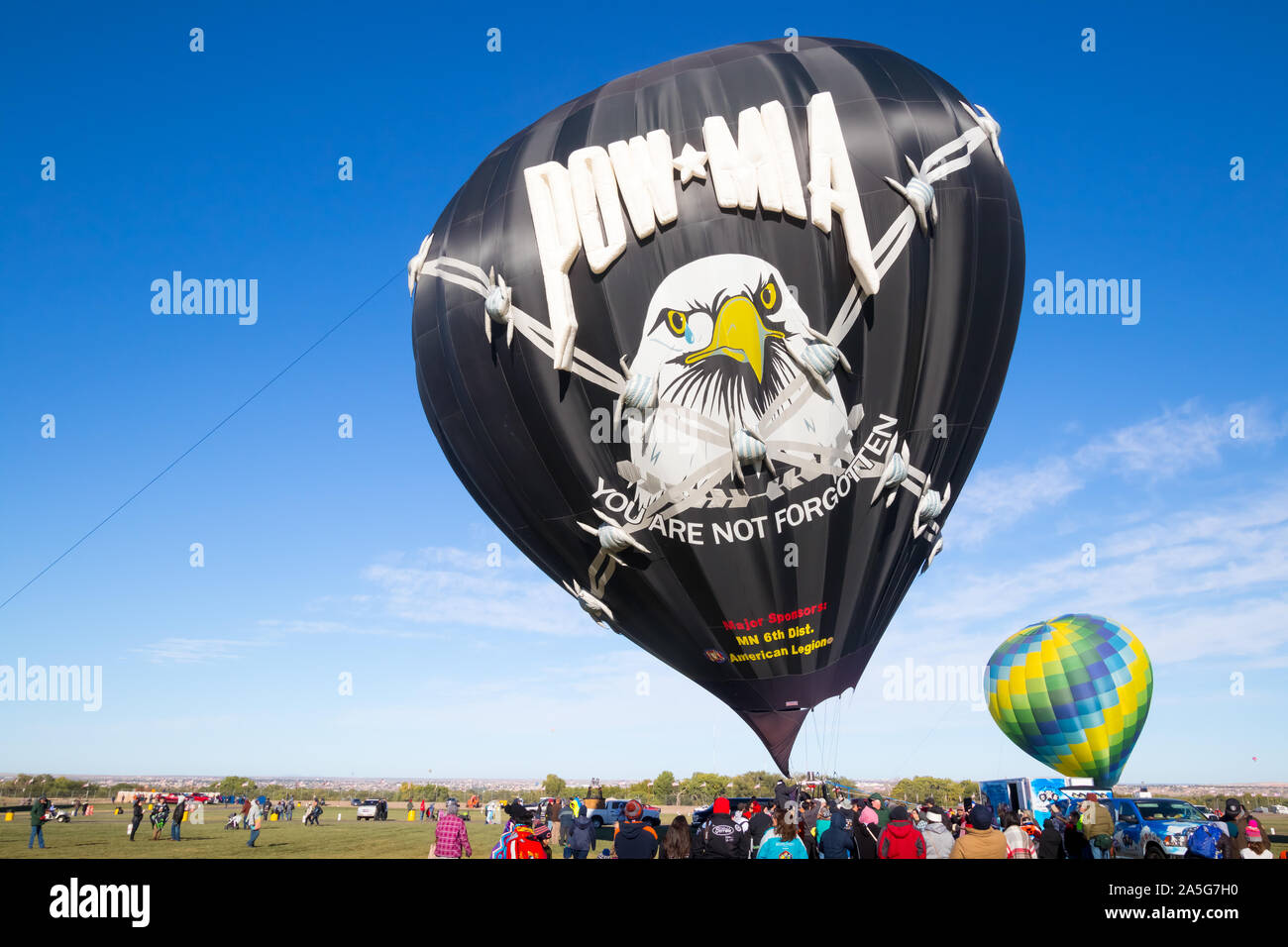 Albuquerque International Balloon Fiesta with MIA -POW Hot air balloom ...