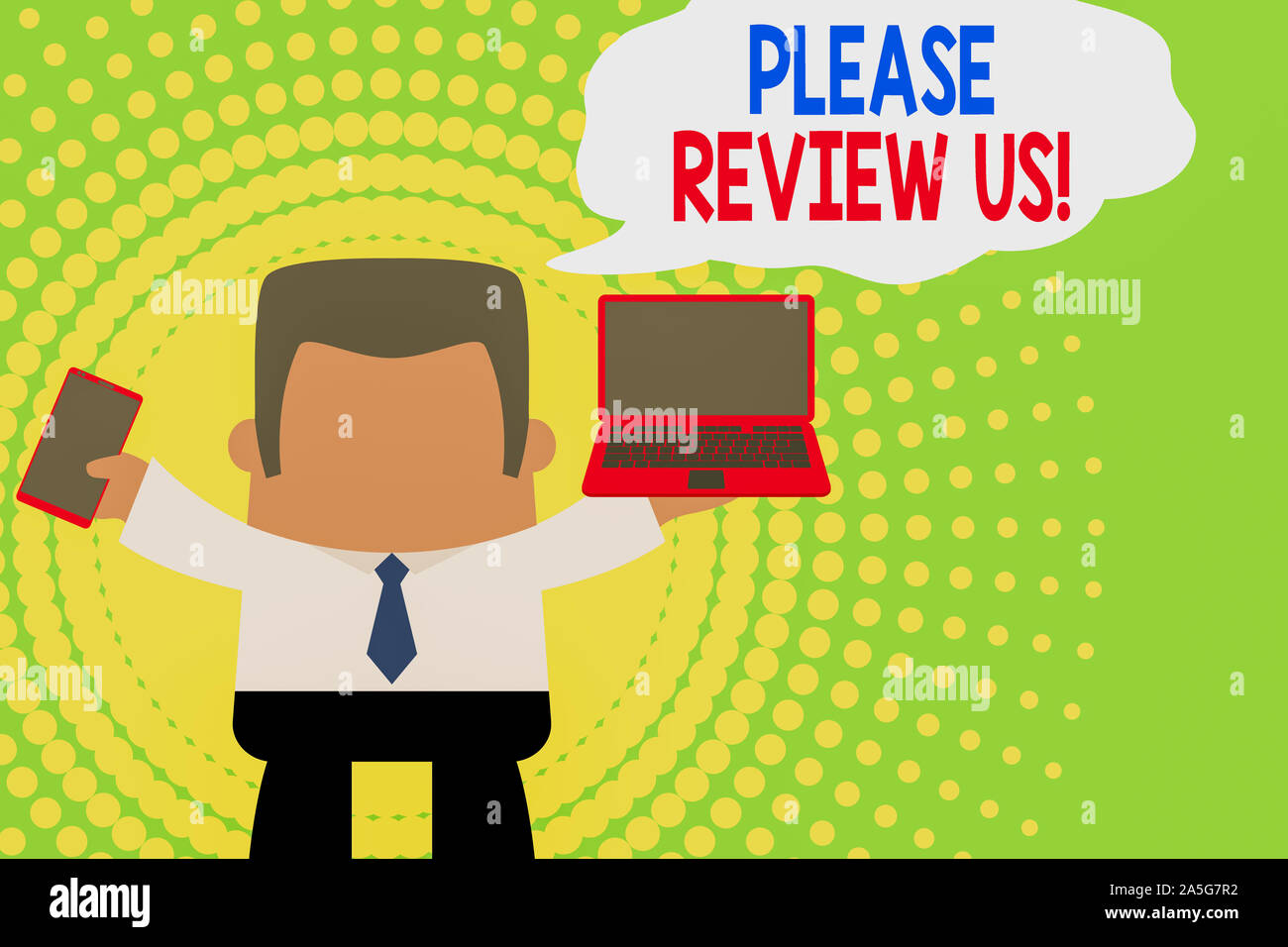 Writing note showing Please Review Us. Business concept for situation ...