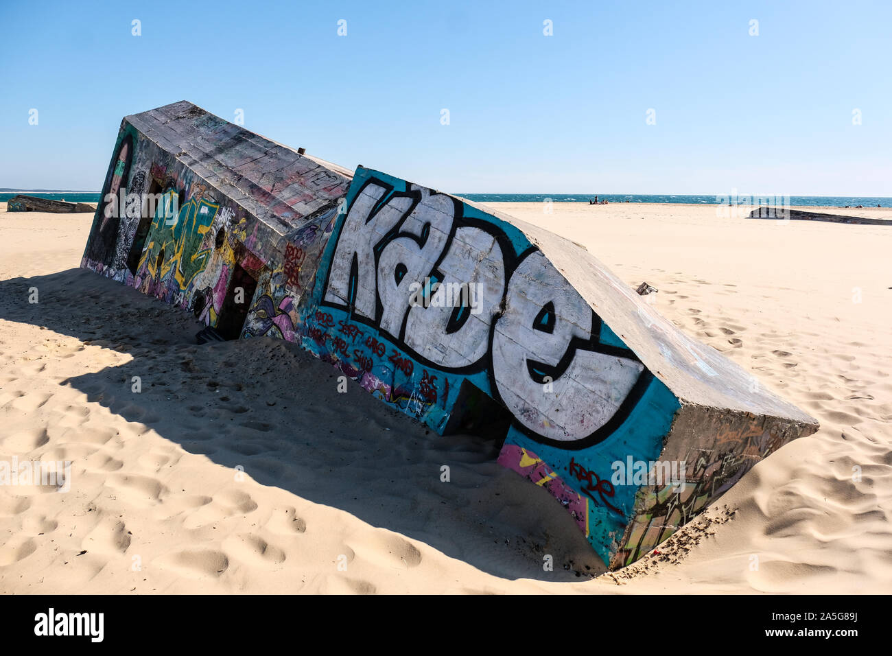 Graffiti On Bunker High Resolution Stock Photography and Images - Alamy