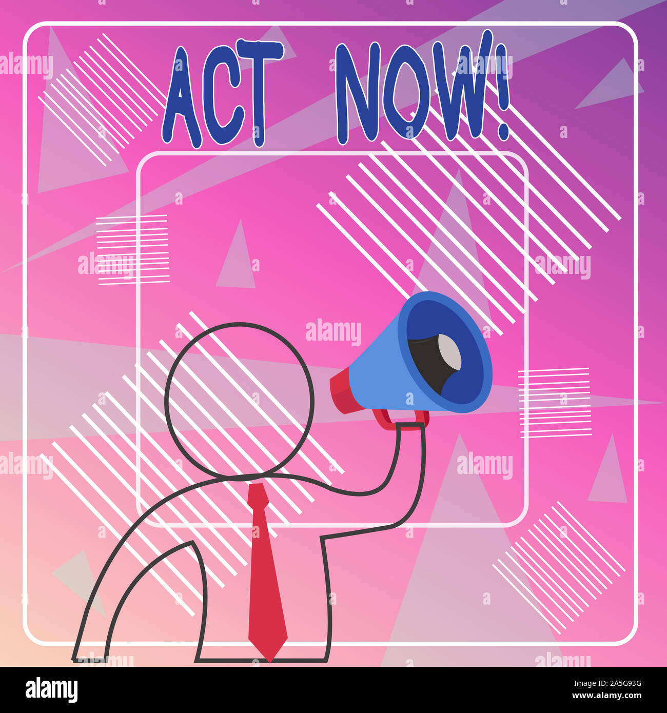 Handwriting text Act Now. Conceptual photo do not hesitate and start ...