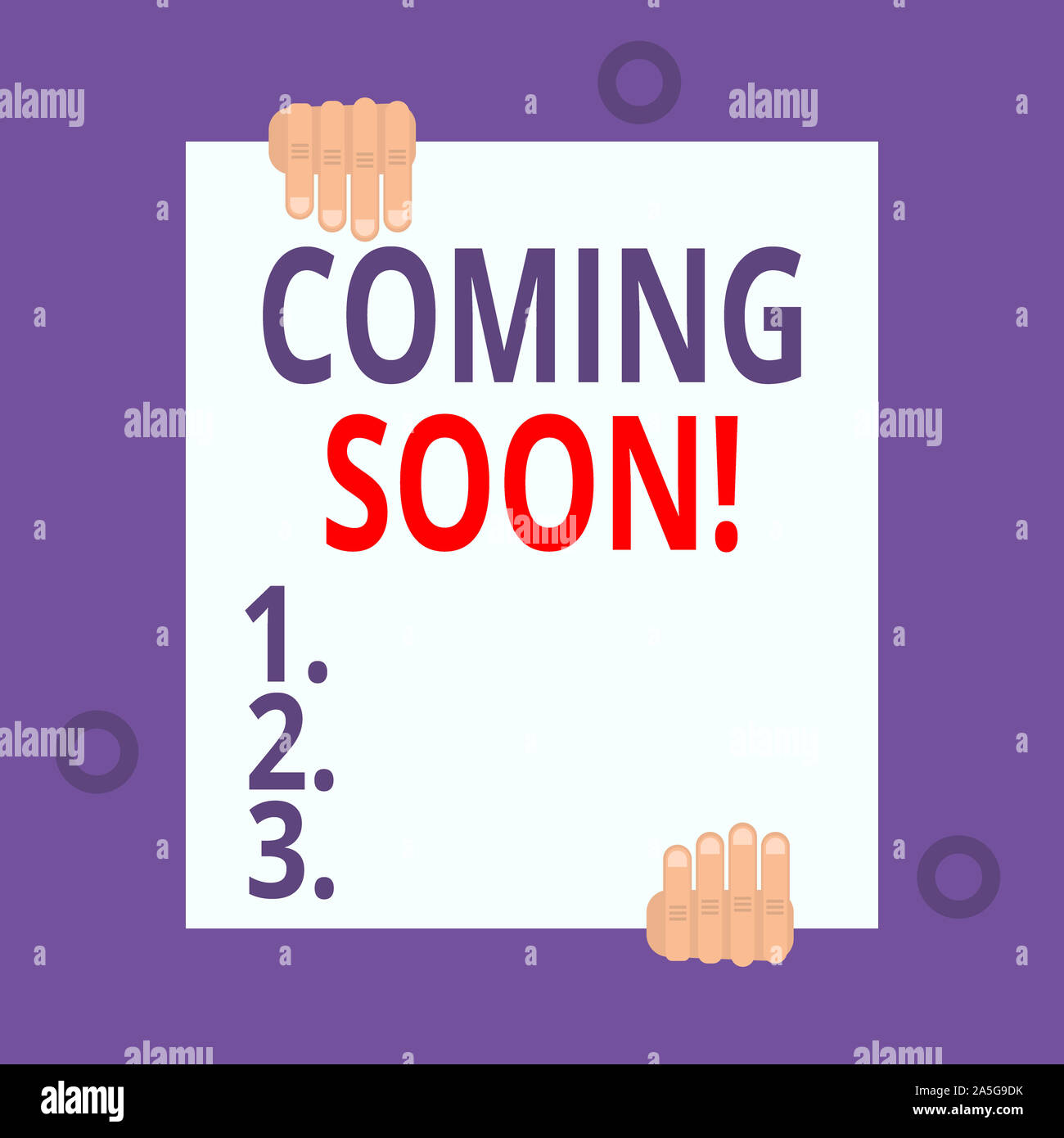 Writing note showing Coming Soon. Business concept for event or action ...