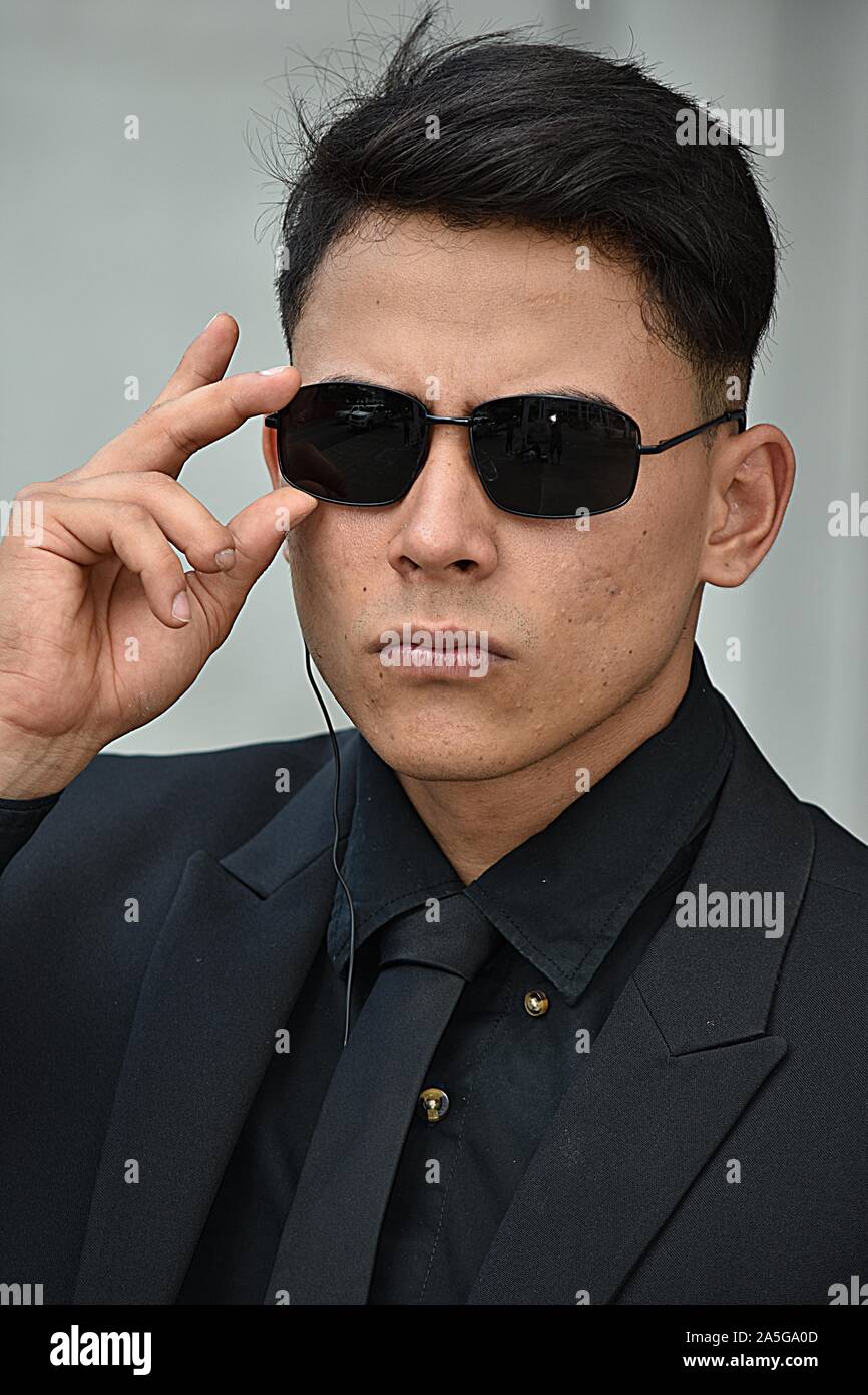 Fbi Agent Looking Stock Photo - Alamy