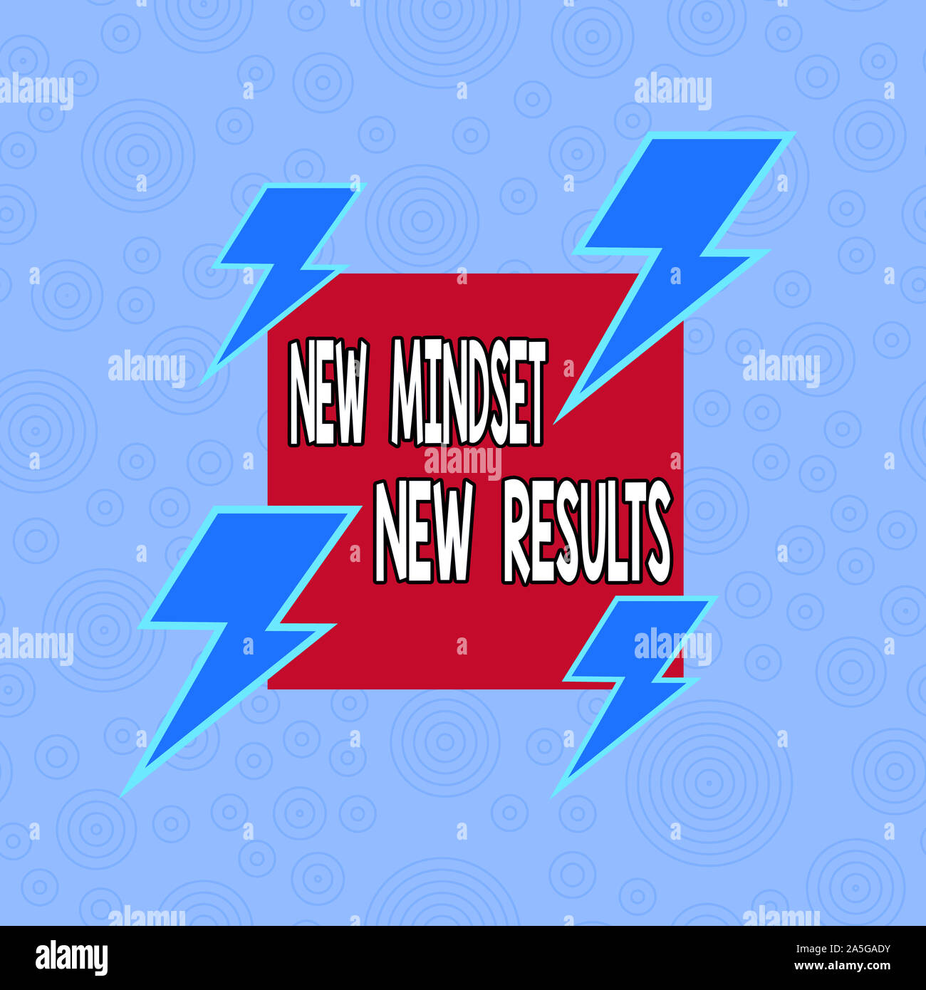 Conceptual hand writing showing New Mindset New Results. Concept ...