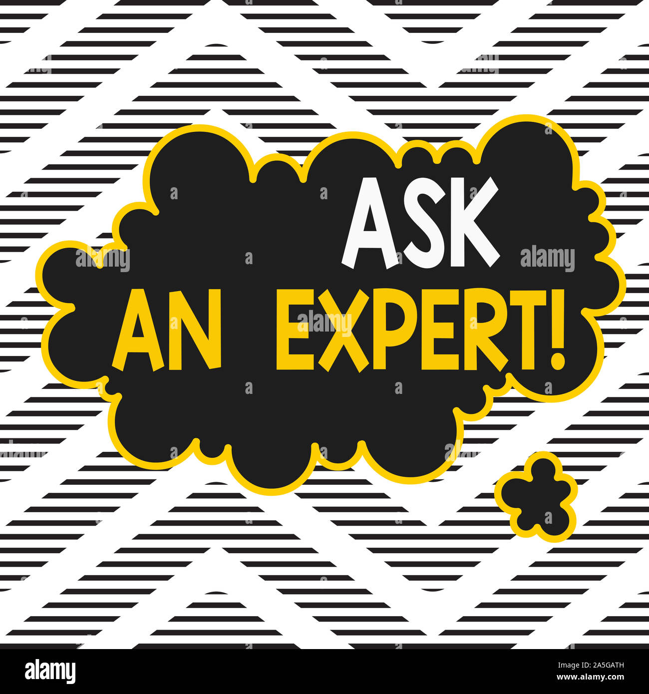 Handwriting text writing Ask An Expert. Conceptual photo confirmation ...