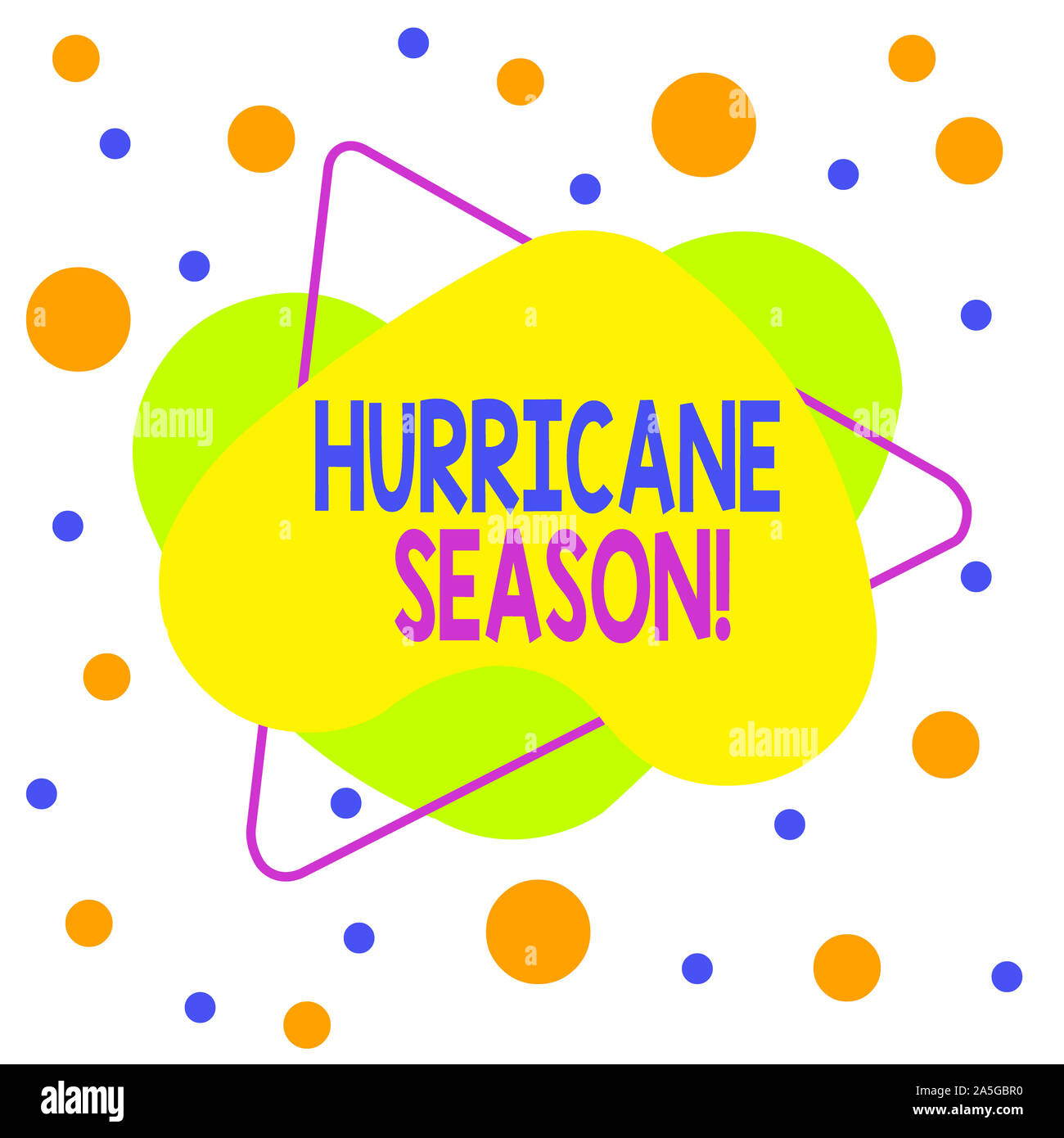 Word writing text Hurricane Season. Business photo showcasing time when ...