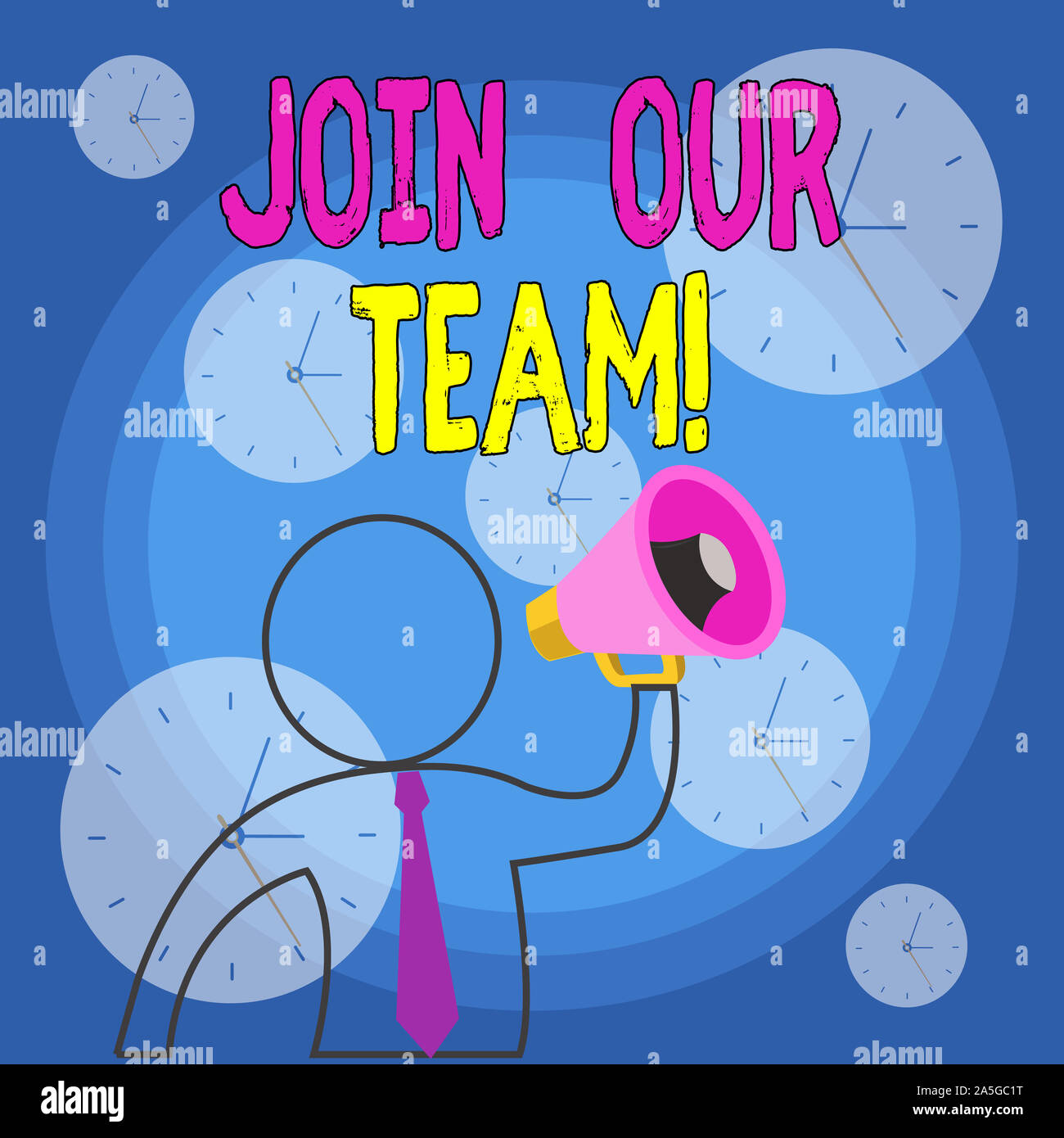 Writing note showing Join Our Team. Business concept for invite someone ...