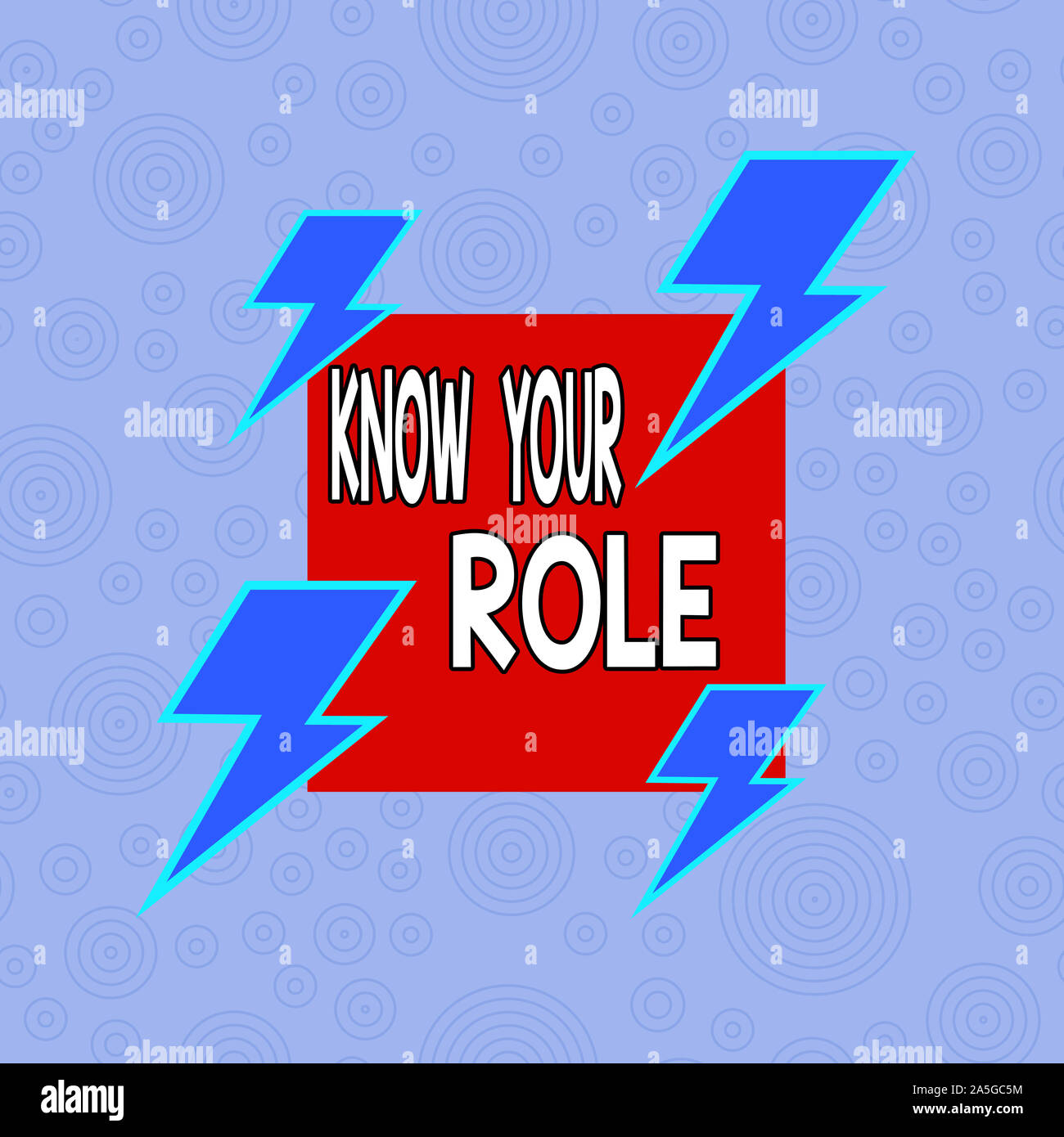 Conceptual hand writing showing Know Your Role. Concept meaning end ...