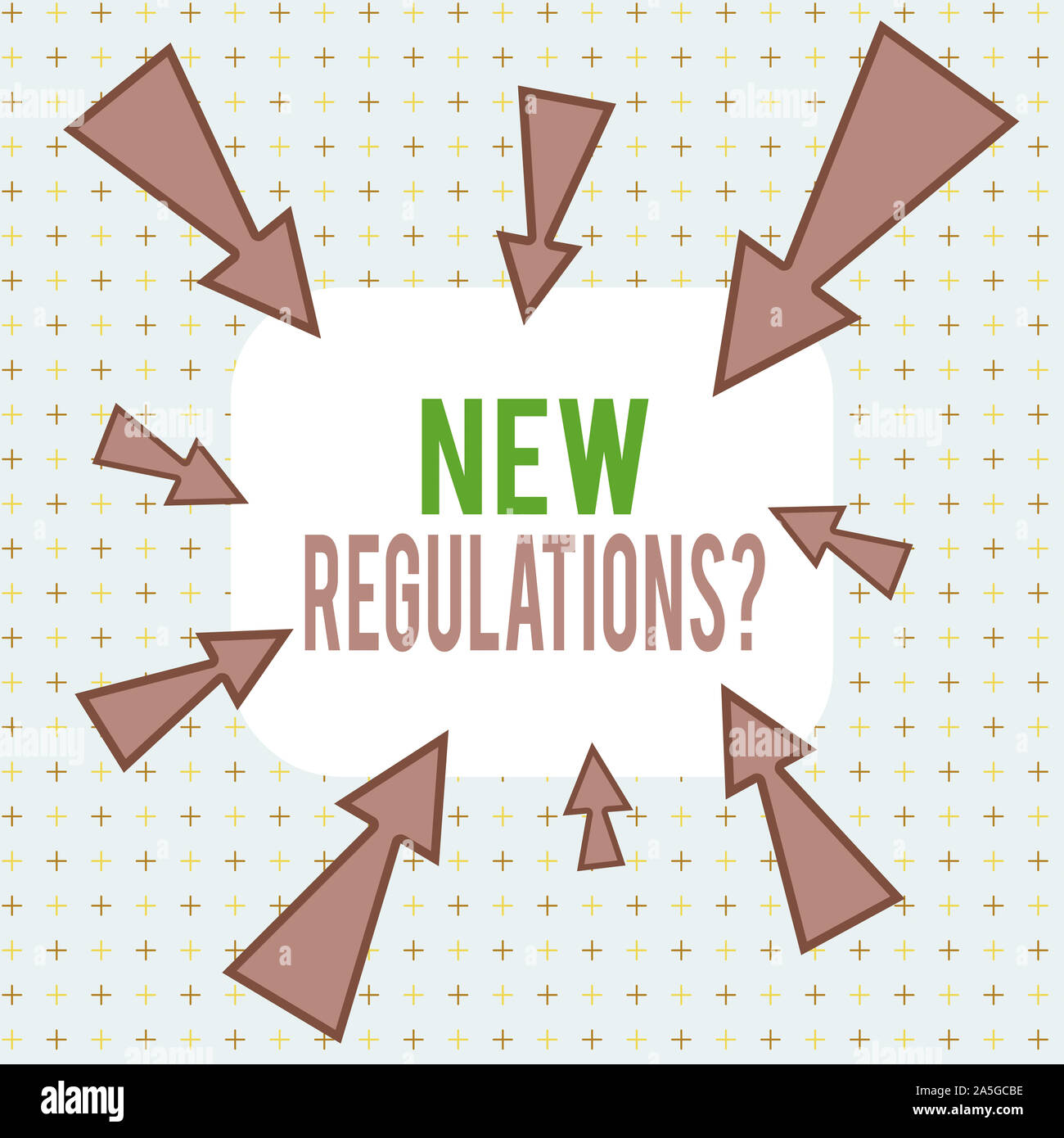 Conceptual hand writing showing New Regulations Question. Concept ...