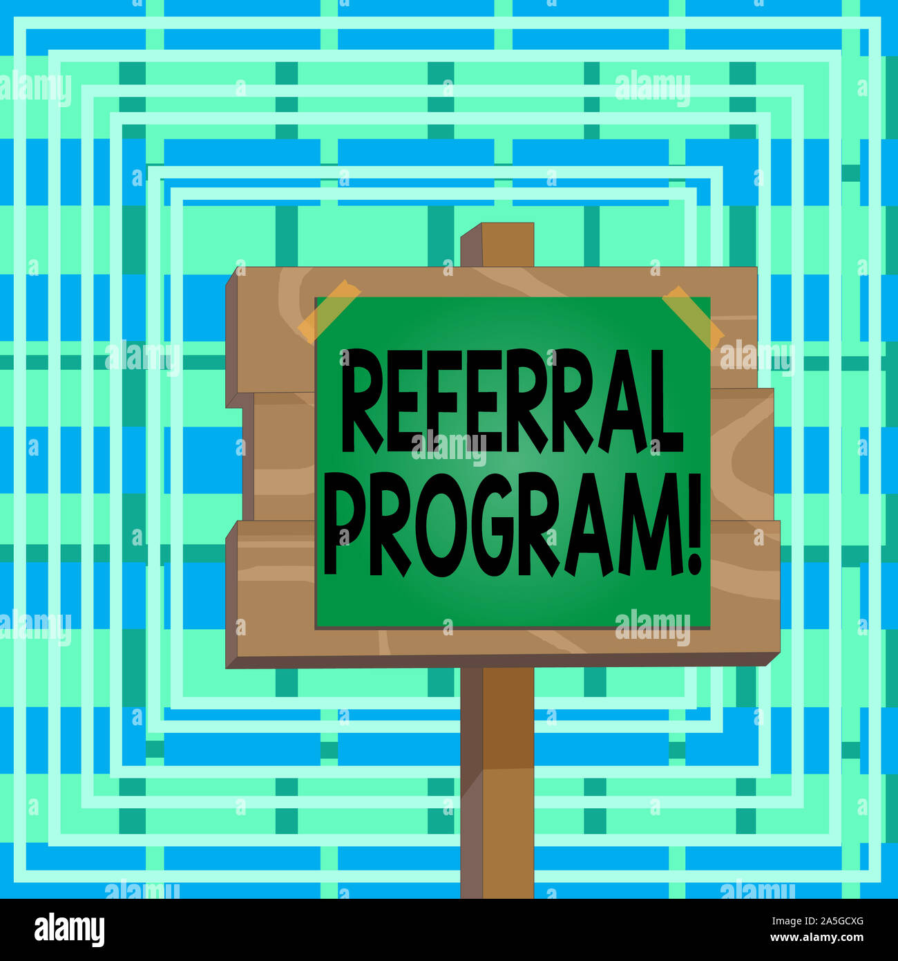 Text sign showing Referral Program. Business photo text internal ...