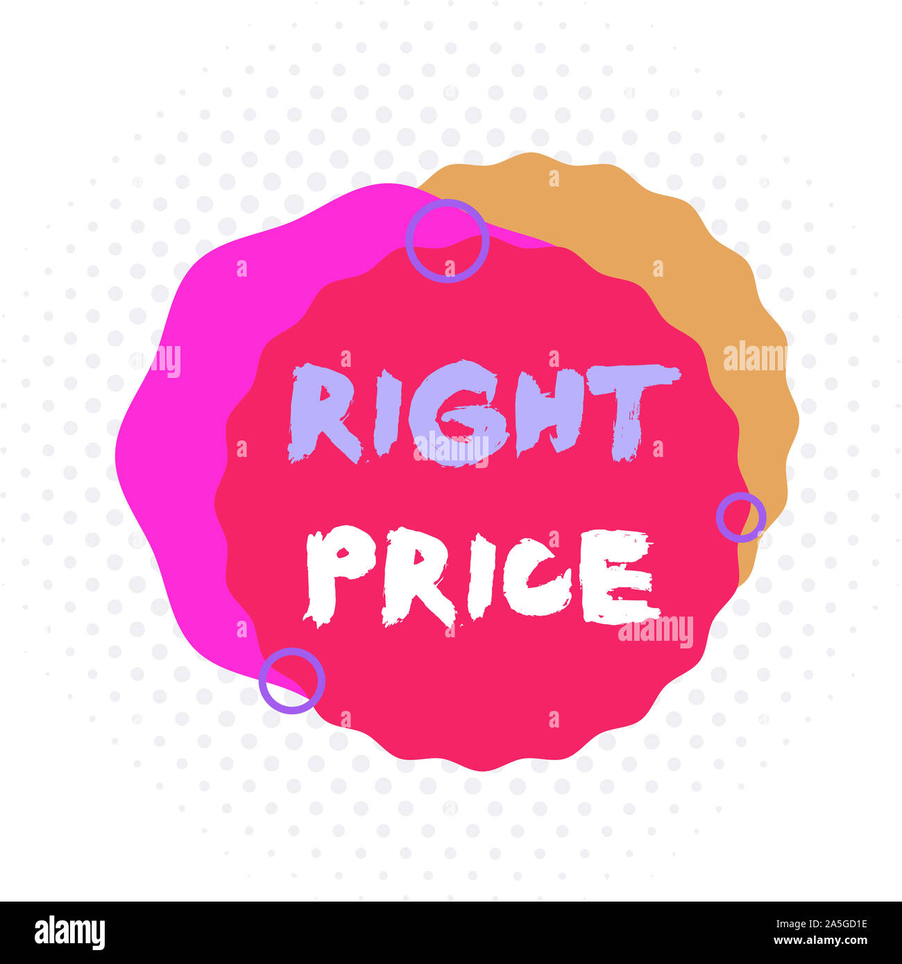 Word writing text Right Price. Business photo showcasing the amount of ...