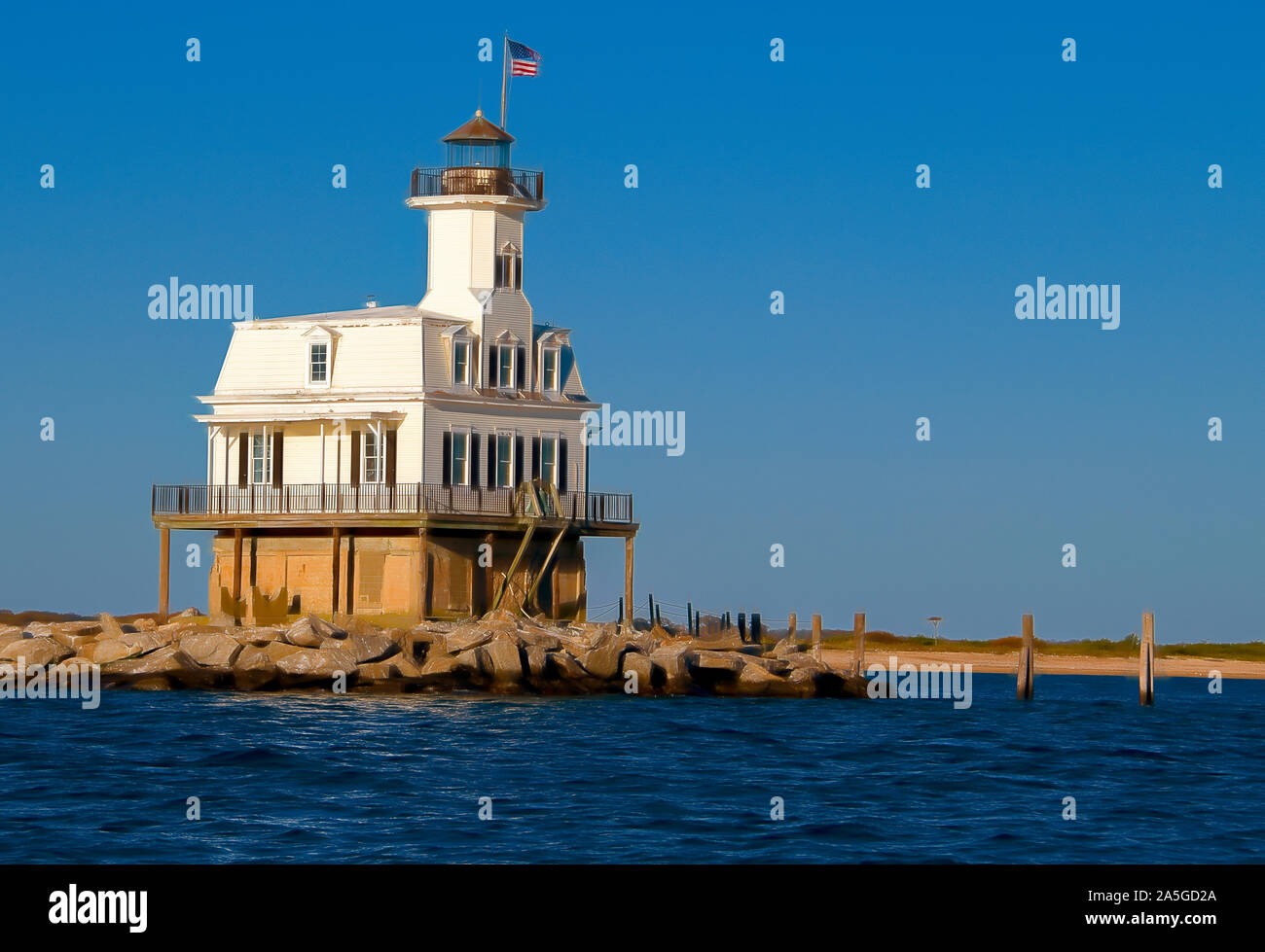 Long island iconic lighthouse hi-res stock photography and images - Alamy