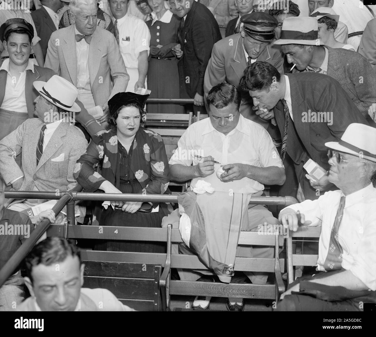 Babe Ruth - The Bambino - still a favorite. Washington D.C. July 7 ...