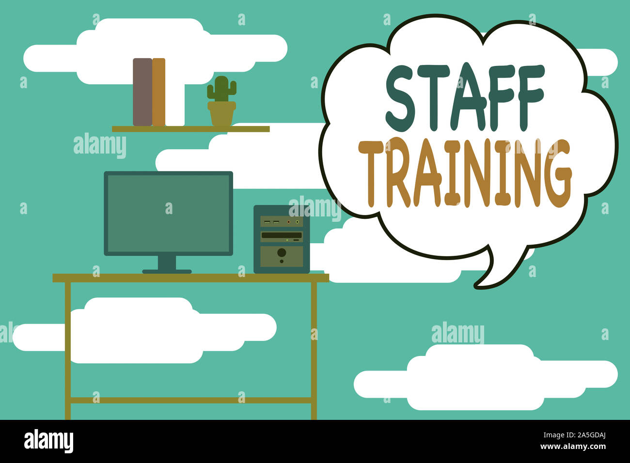 Conceptual hand writing showing Staff Training. Concept meaning program ...