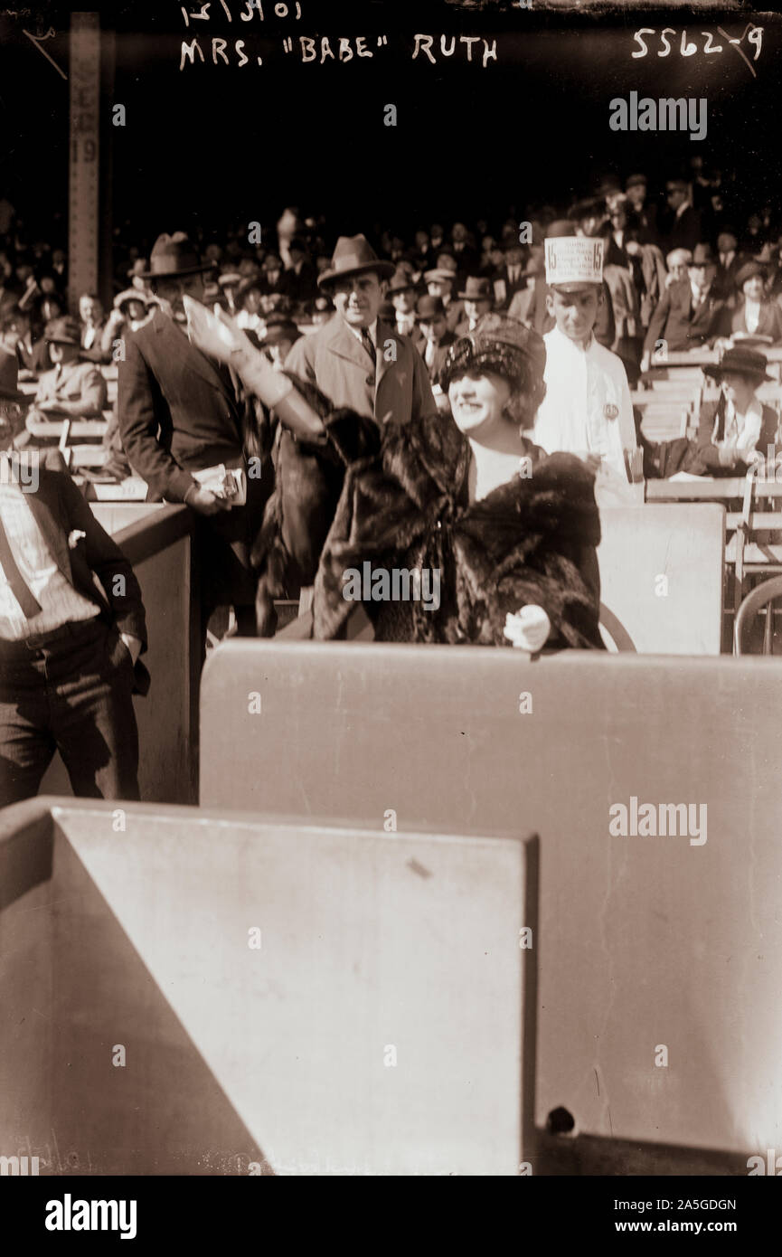 Mrs. Babe Ruth, nee Helen Woodford (baseball Stock Photo - Alamy