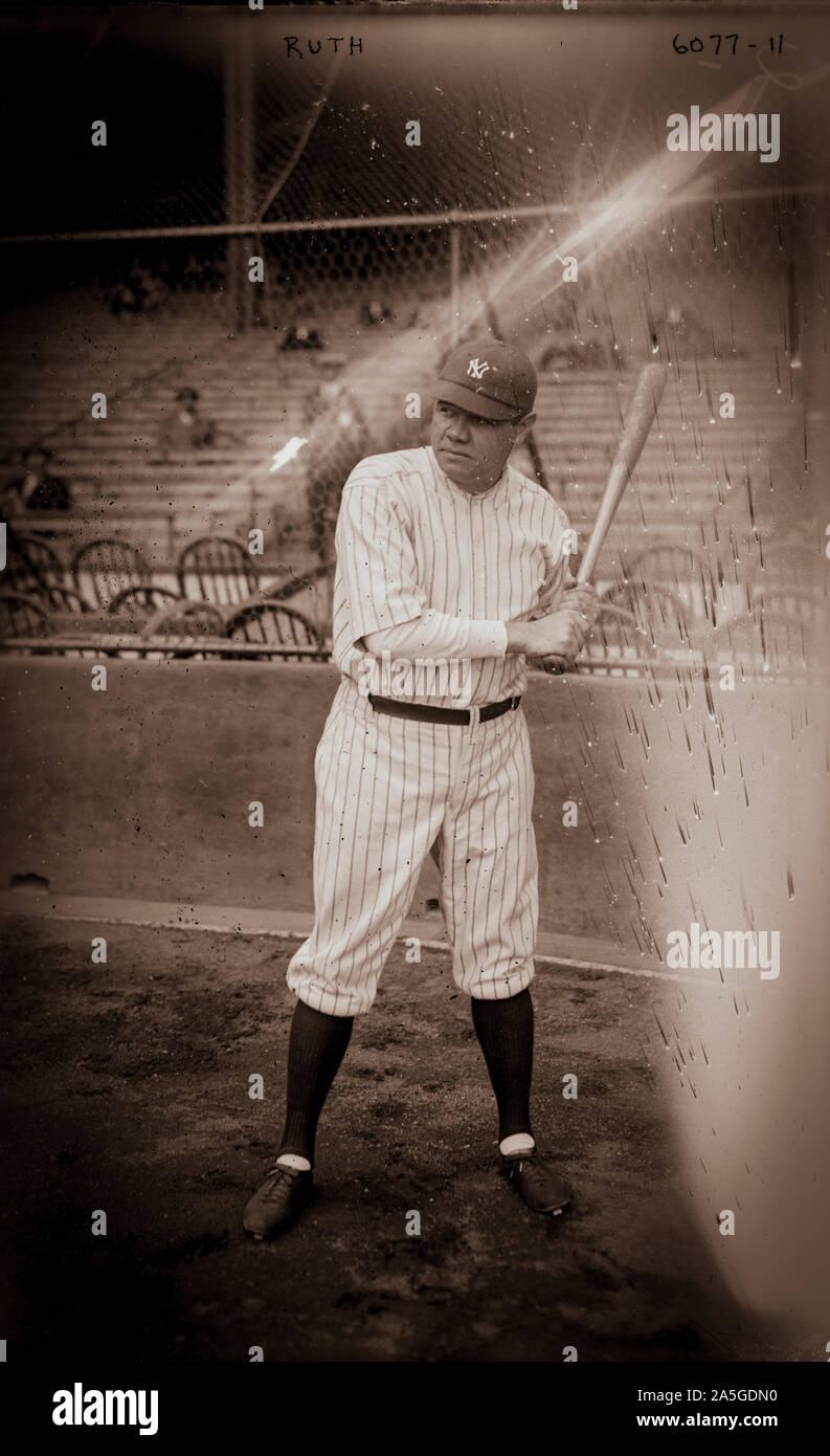 Babe Ruth, New York American League baseball Stock Photo - Alamy