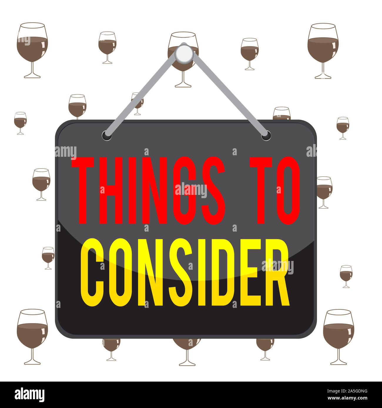 Text sign showing Things To Consider. Business photo showcasing think ...