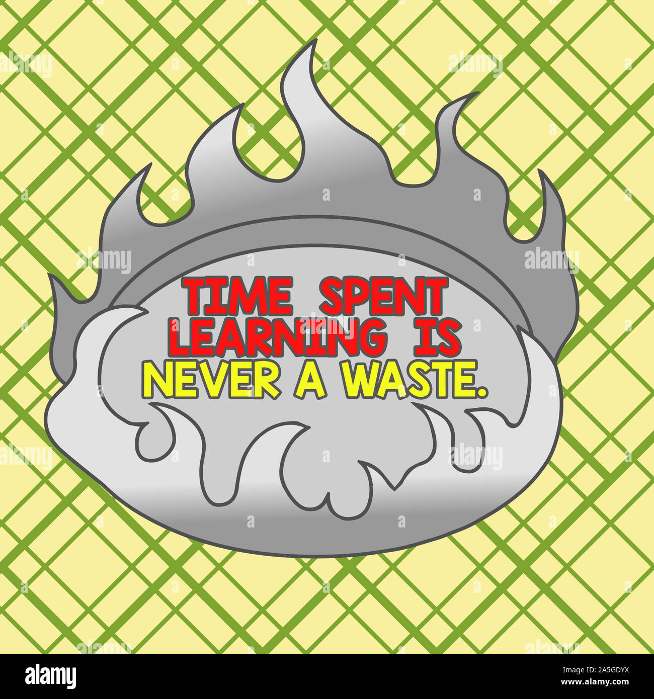 Conceptual hand writing showing Time Spent Learning Is Never A Waste ...