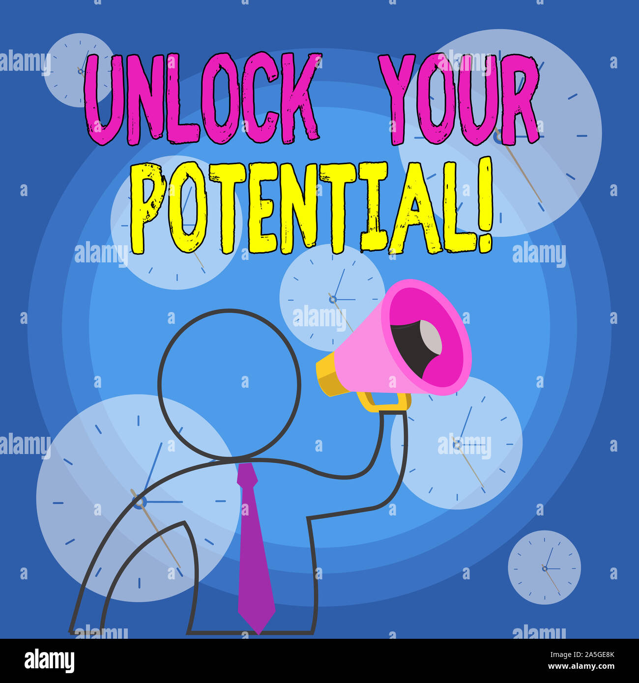 Writing note showing Unlock Your Potential. Business concept for ...